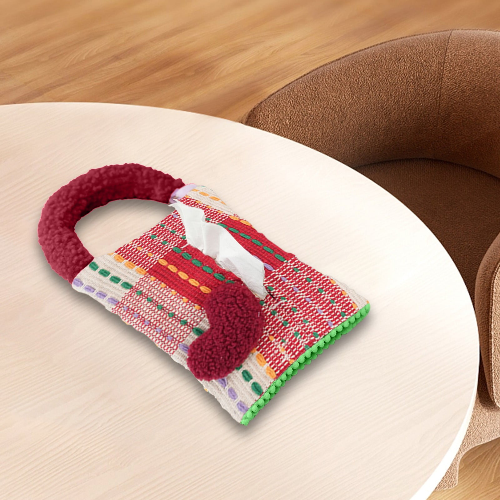 VBXOAE Soft Fabric Tissue Box for Home Office or Vehicle Compact and ...