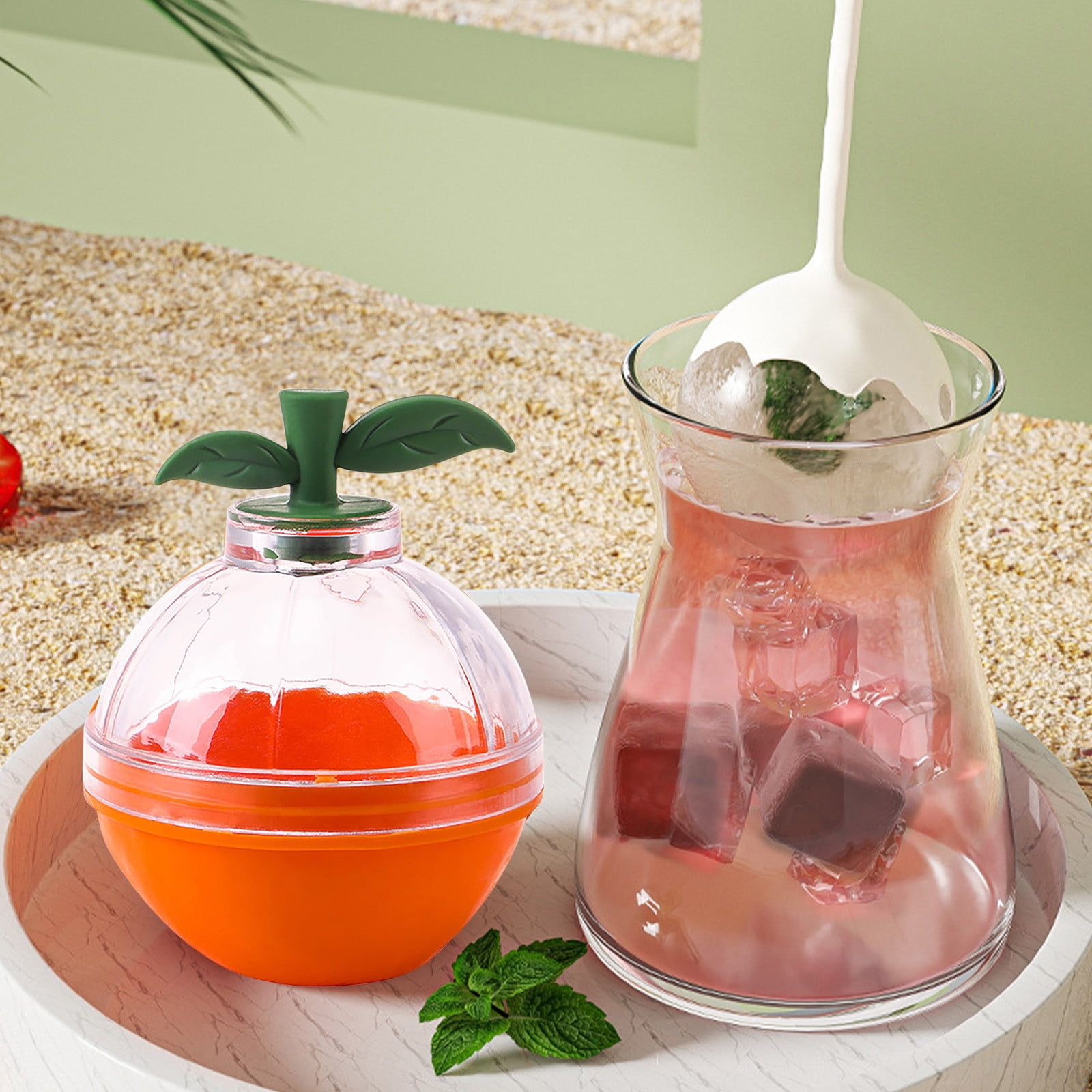 VBXOAE Spherical Food Grade Ice Mold Easy Release for Long Lasting Slow ...