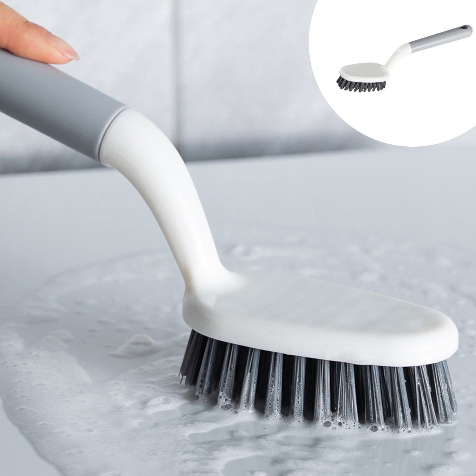 VBXOAE Stable Non Slip Long Handle Pot Brush for Effortless Stain Removal and Non Stick Kitchen ...