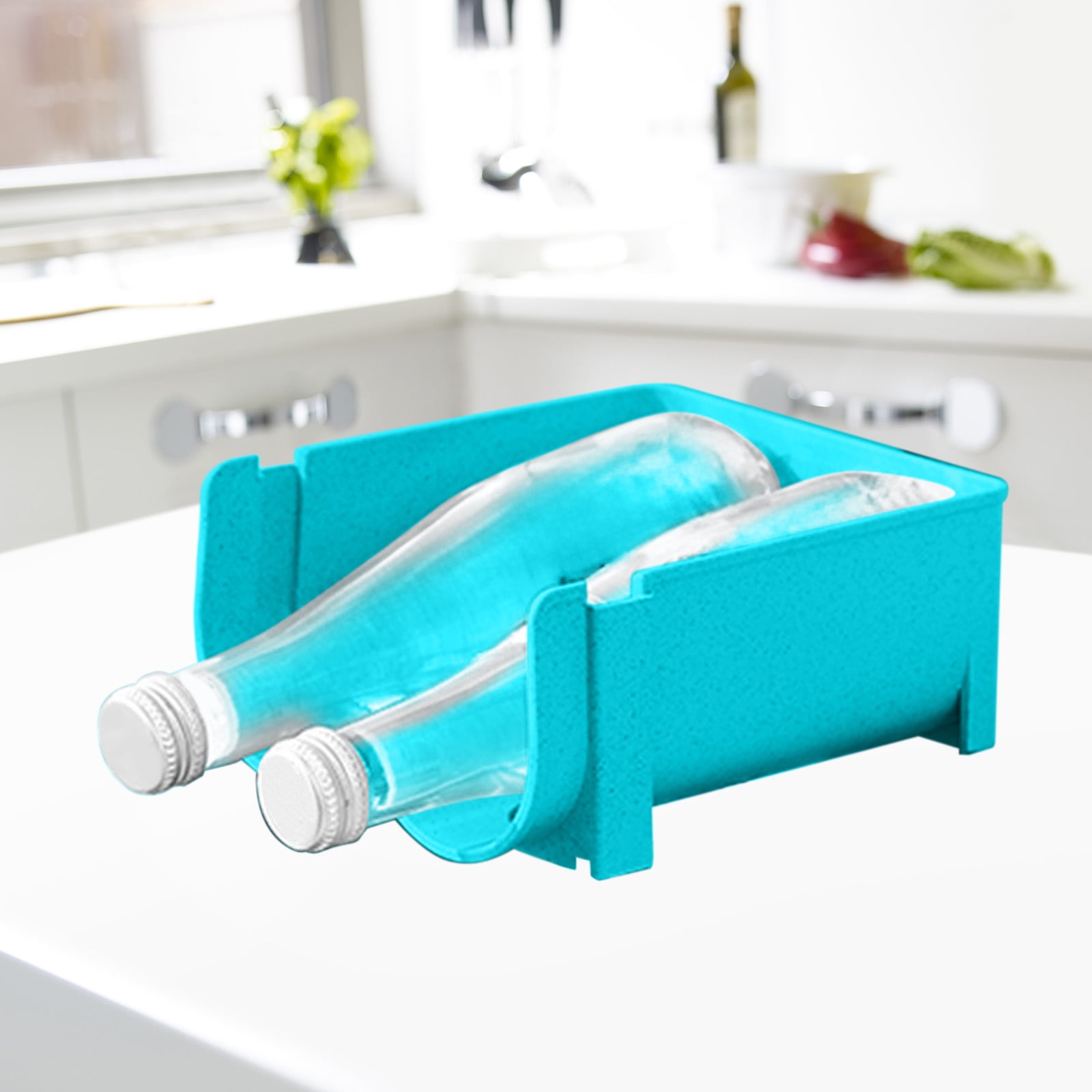 VBXOAE Stackable Plastic Wine and Beer Can Organizer for Refrigerator ...