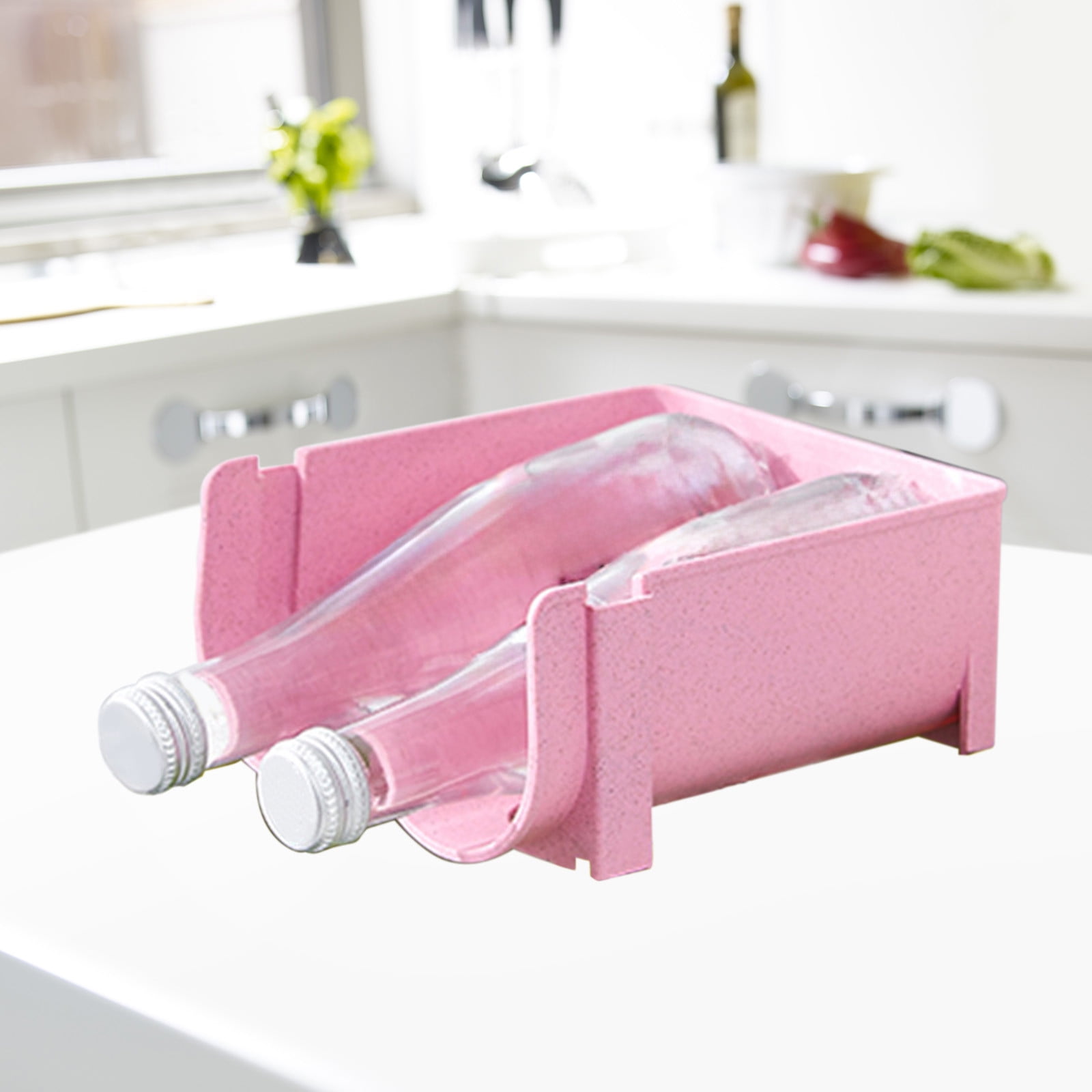 VBXOAE Stackable Plastic Wine and Beer Can Organizer for Refrigerator ...