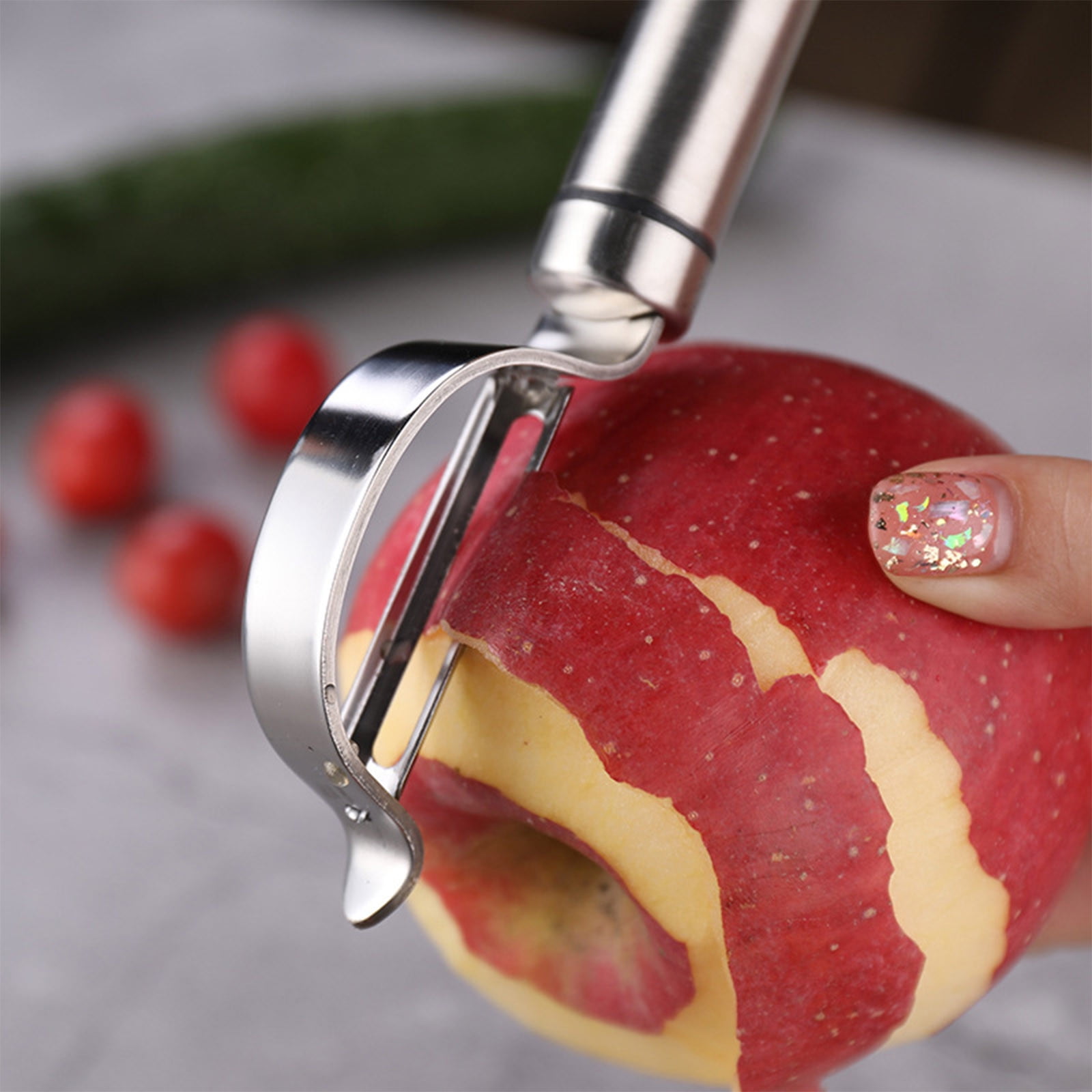 VBXOAE Stainless Steel Kitchen Utensils Set Mirror Polished Heat ...