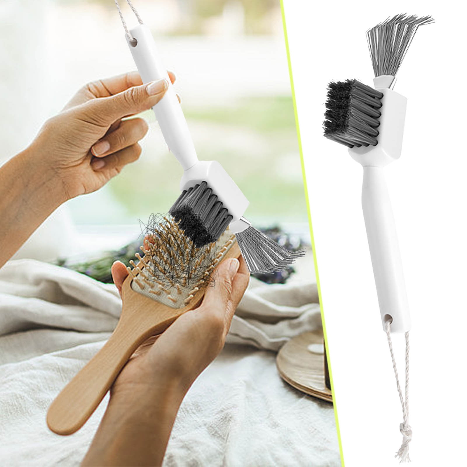 VBXOAE Stainless Steel Multi-Functional Hair Comb Cleaner Brush Tool ...