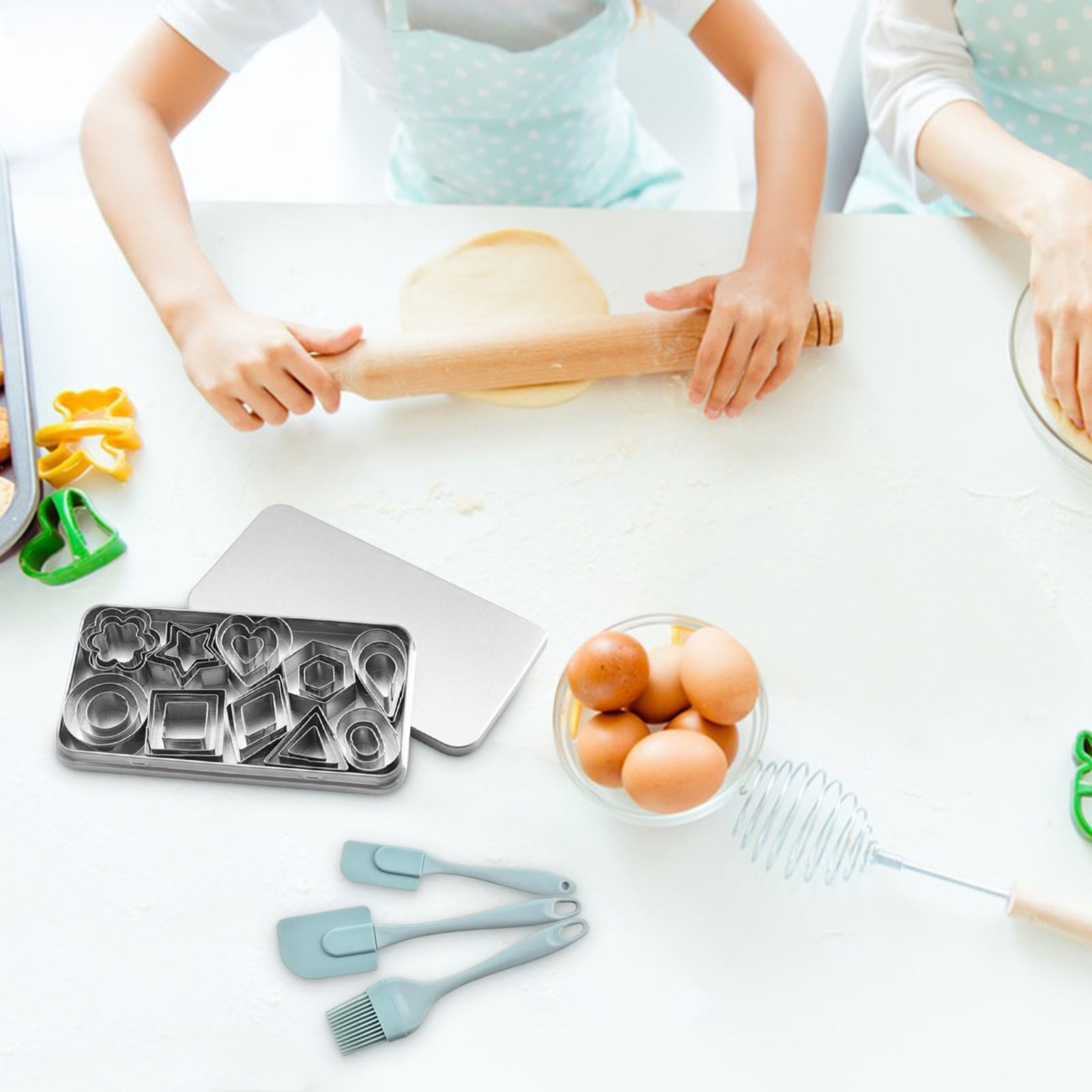 VBXOAE Stainless Steel Star Cookies Cutter Set 30 Piece Baking Tool for ...