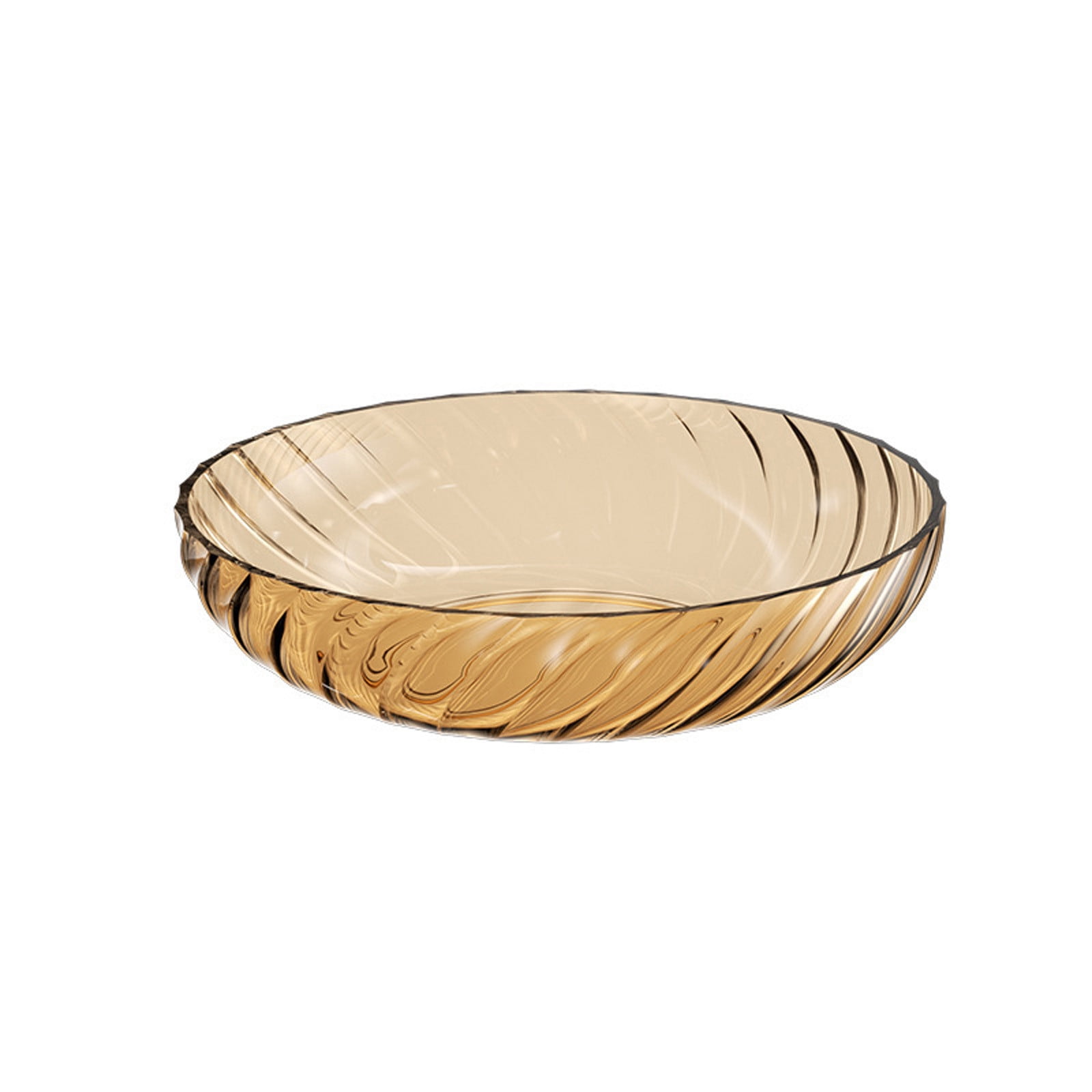 VBXOAE Transparent Glass Fruit Bowl Design for Living Room Kitchen or ...