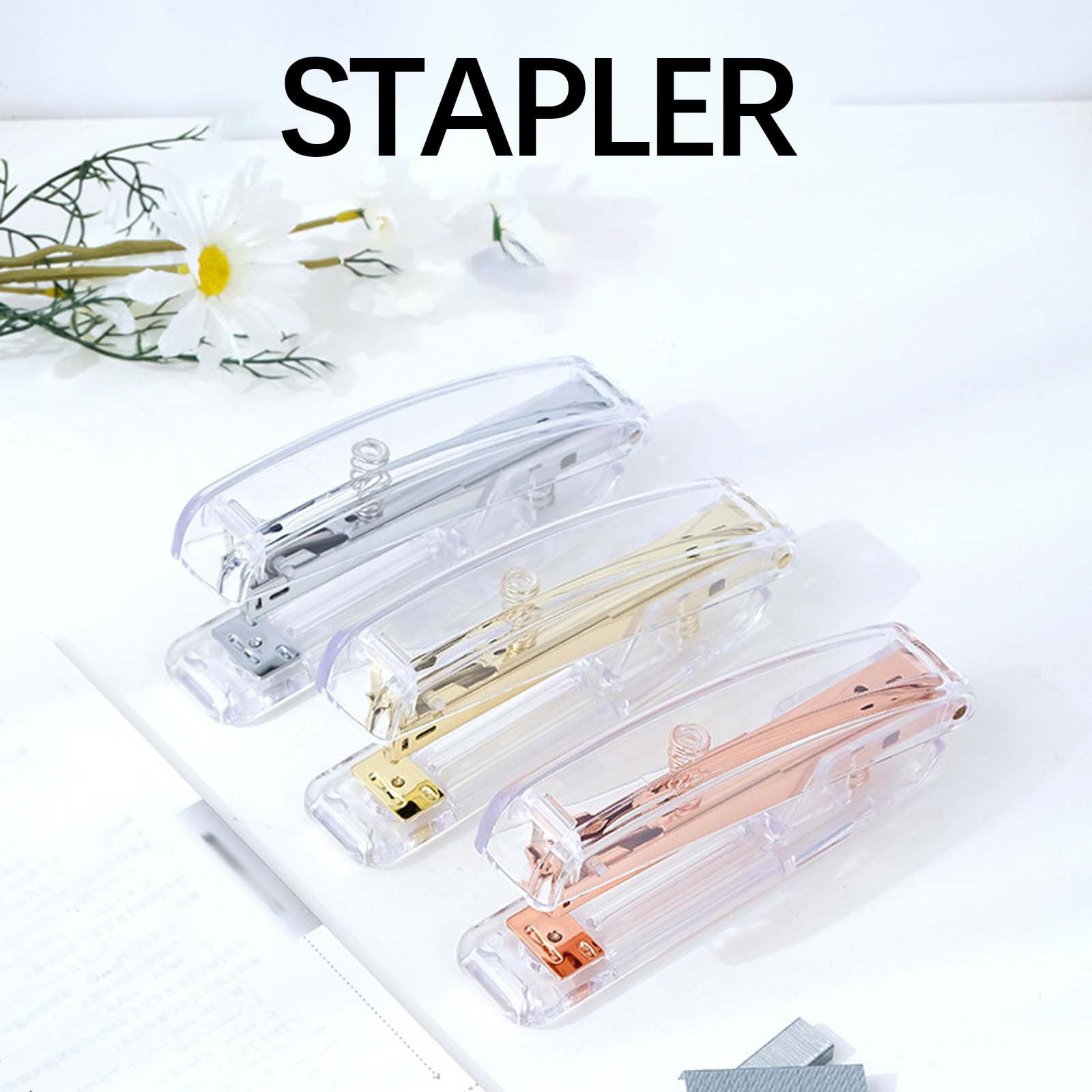 VBXOAE Transparent PS Stapler Binding Machine for 8 Page Binding Modern ...