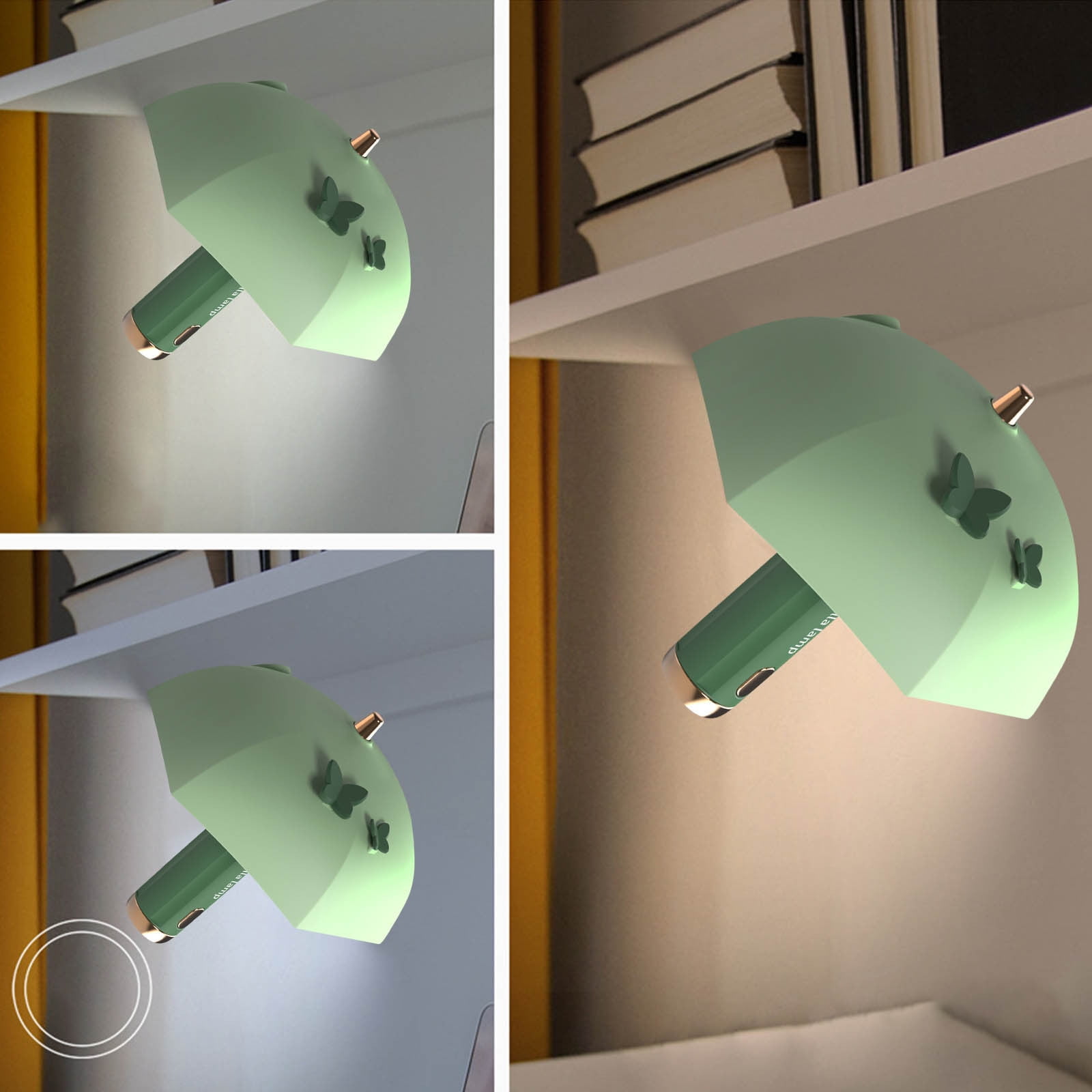 VBXOAE USB Rechargeable Dimmable Eye-Protection LED Desk Lamp with ...