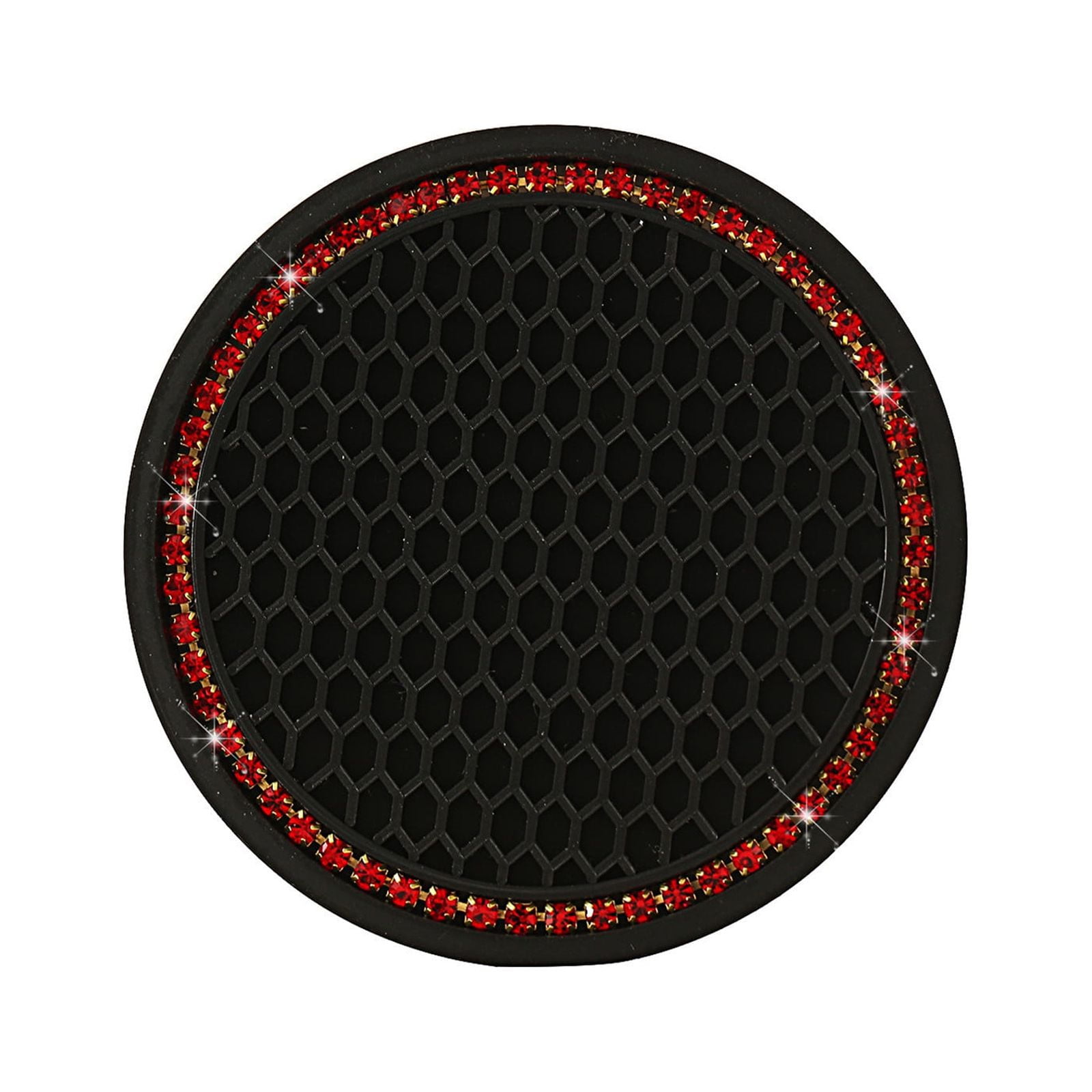 VBXOAE Universal Car Cup Holder Mats with Rhinestone Design High ...
