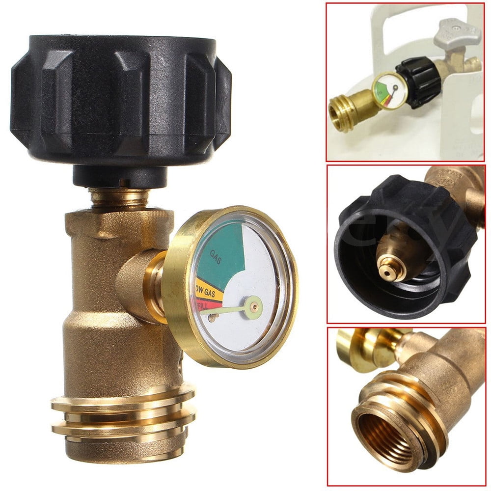 VBXOAE Upgraded Propane Refill Adapter with Pressure Gauge for Quick 1 ...