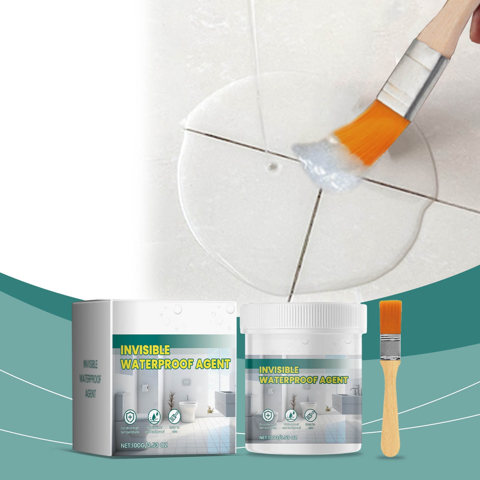 VBXOAE Waterproof Leak Repair Adhesive for Walls,Roofs Bathrooms Easy ...