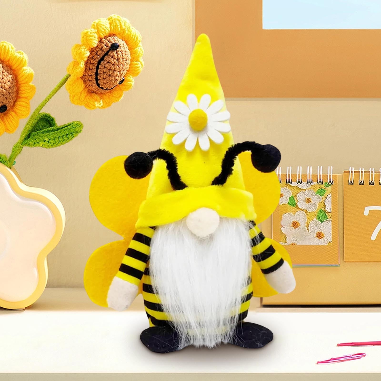 VBXOAE Whimsical Spring Summer Festival Figurine Set Faceless Dolls ...