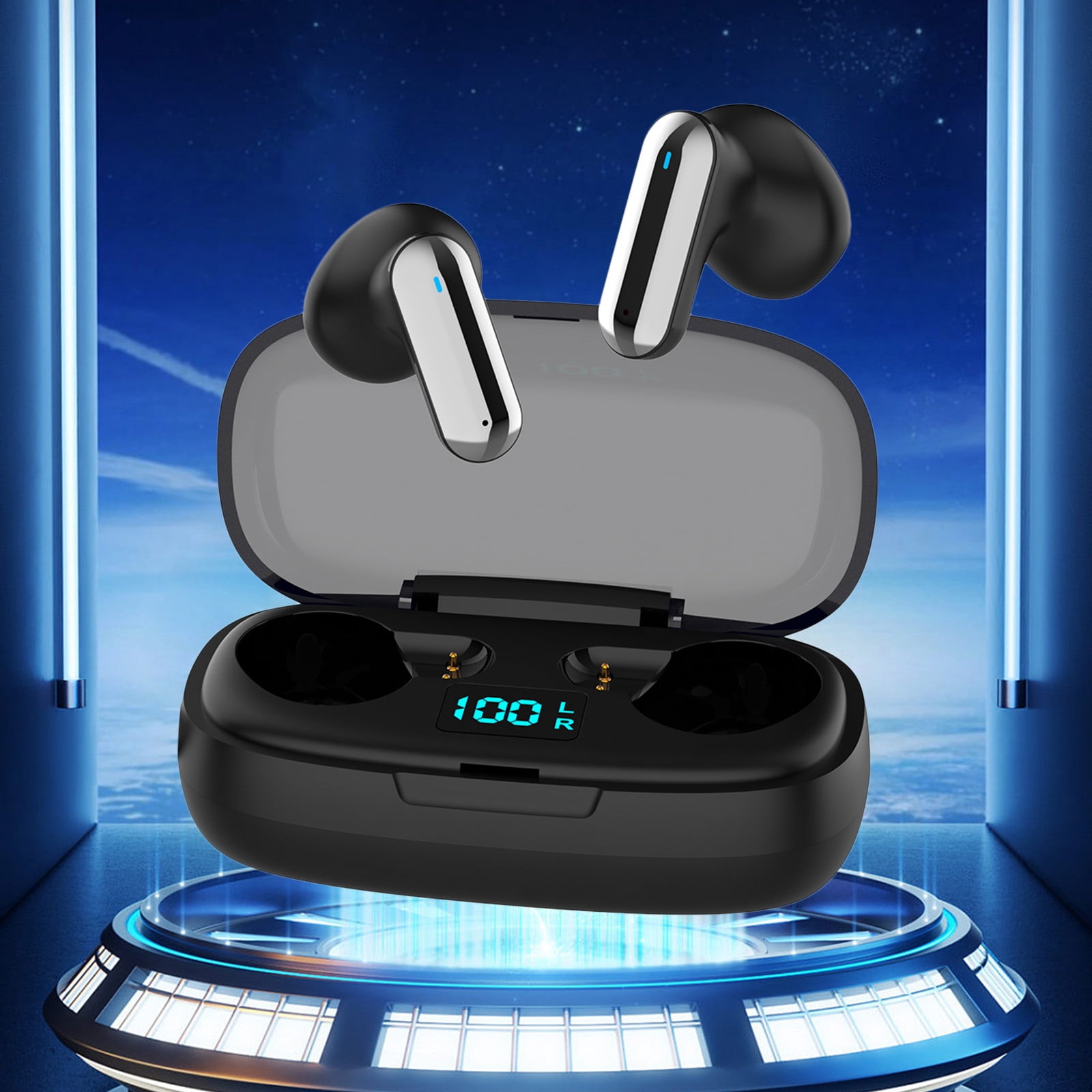 VBXOAE Wireless Bluetooth 5.3 Headset with Long Battery Life,Ergonomic ...