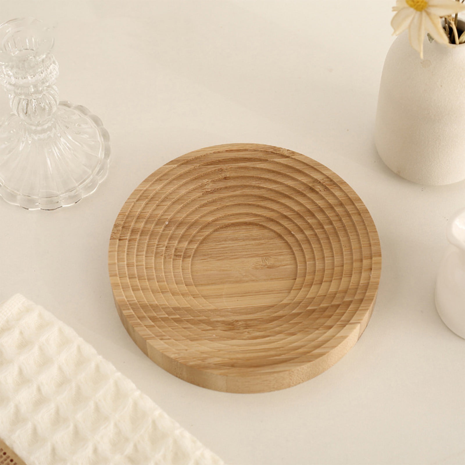 VBXOAE Wooden Desktop Tray with Aromatherapy Storage Versatility Ideal ...