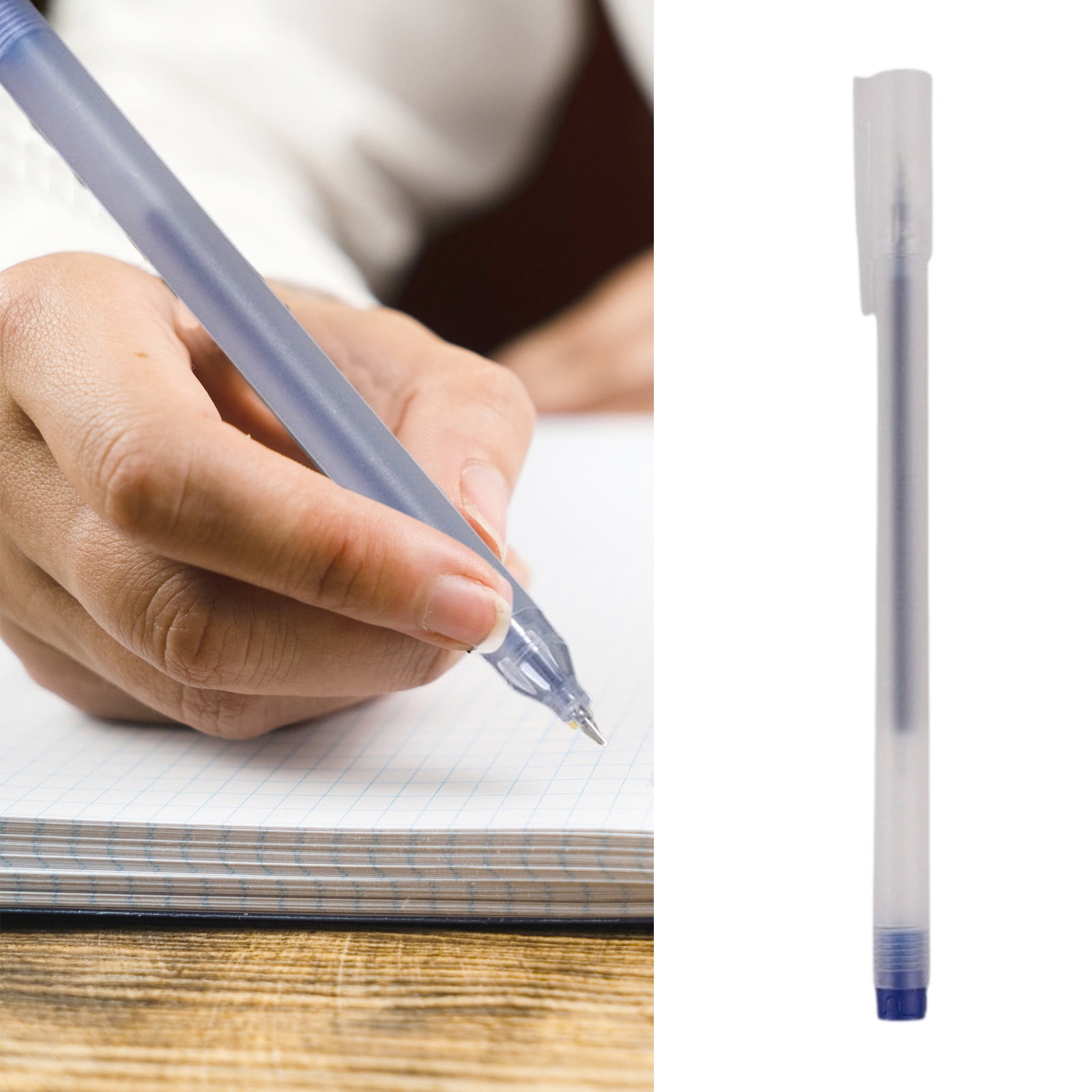 VBXOAE Xiaobai Gel Ink Pen Smooth Writing Frosted Non Grip Transparent ...