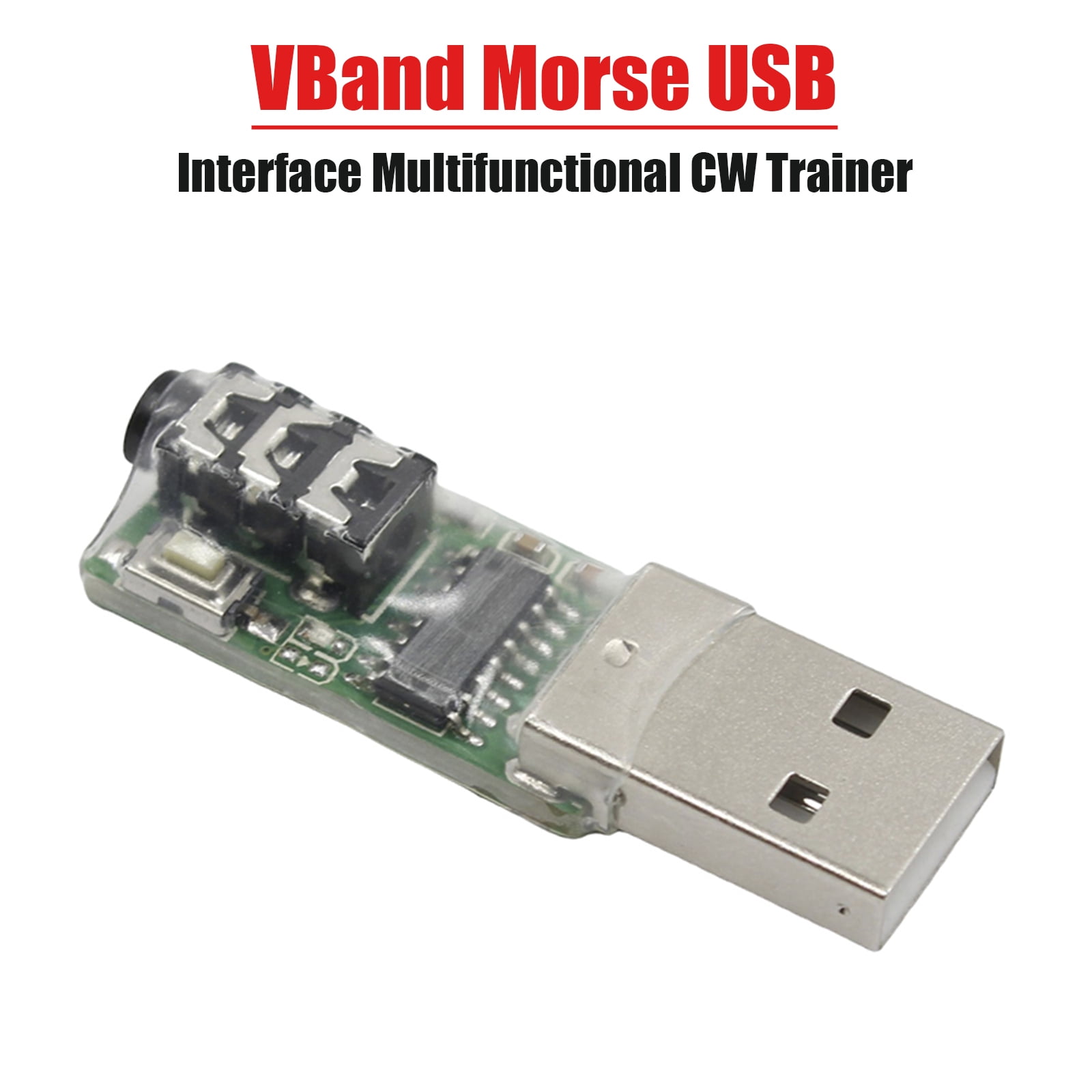 Vband Morse Usb Interface Multifunctional Cw Trainer For Mobile Phone Computer