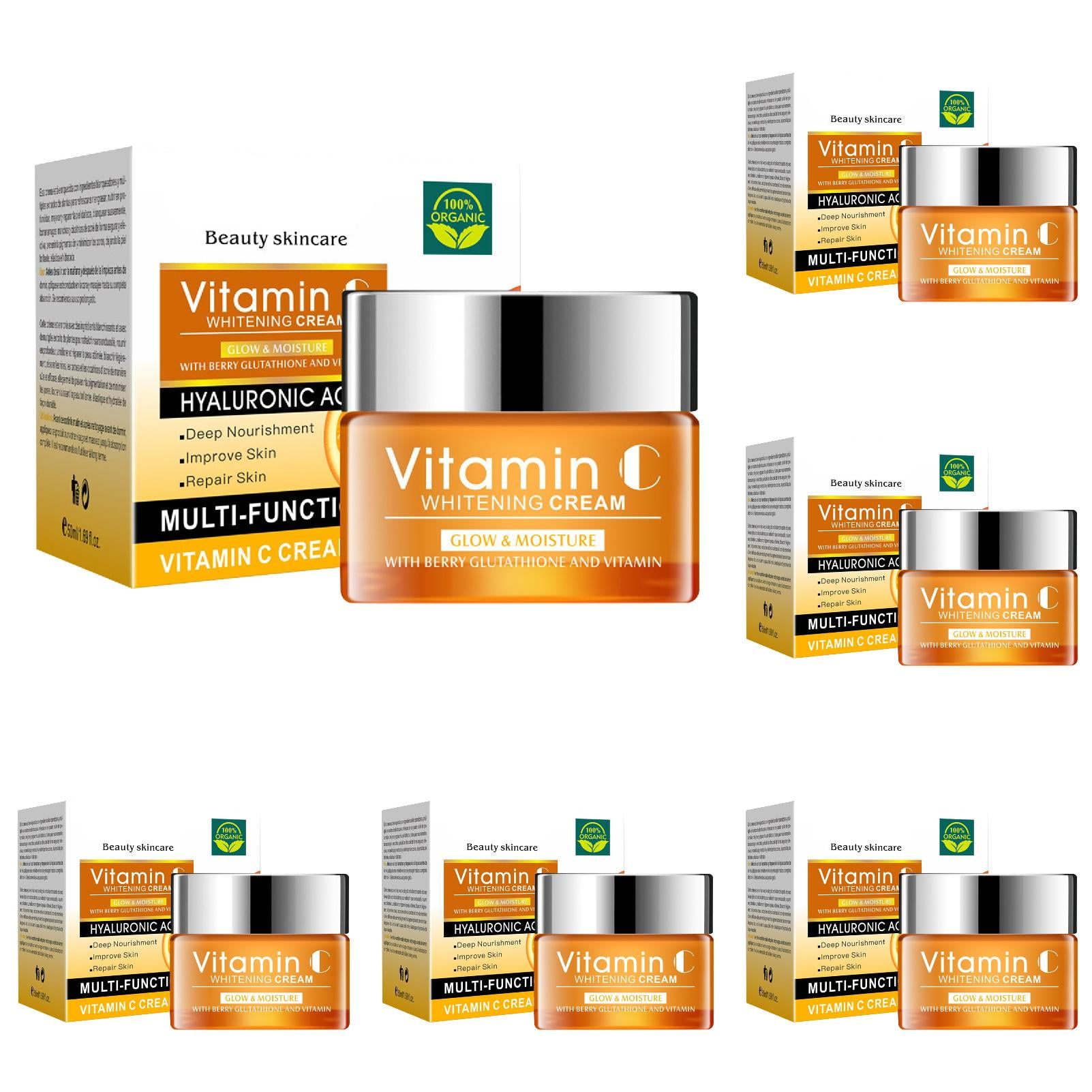 VC Face Vitamin C Face VC Face Daily Natural Aging Moisturizer Face Reducing Boosting Skin ...