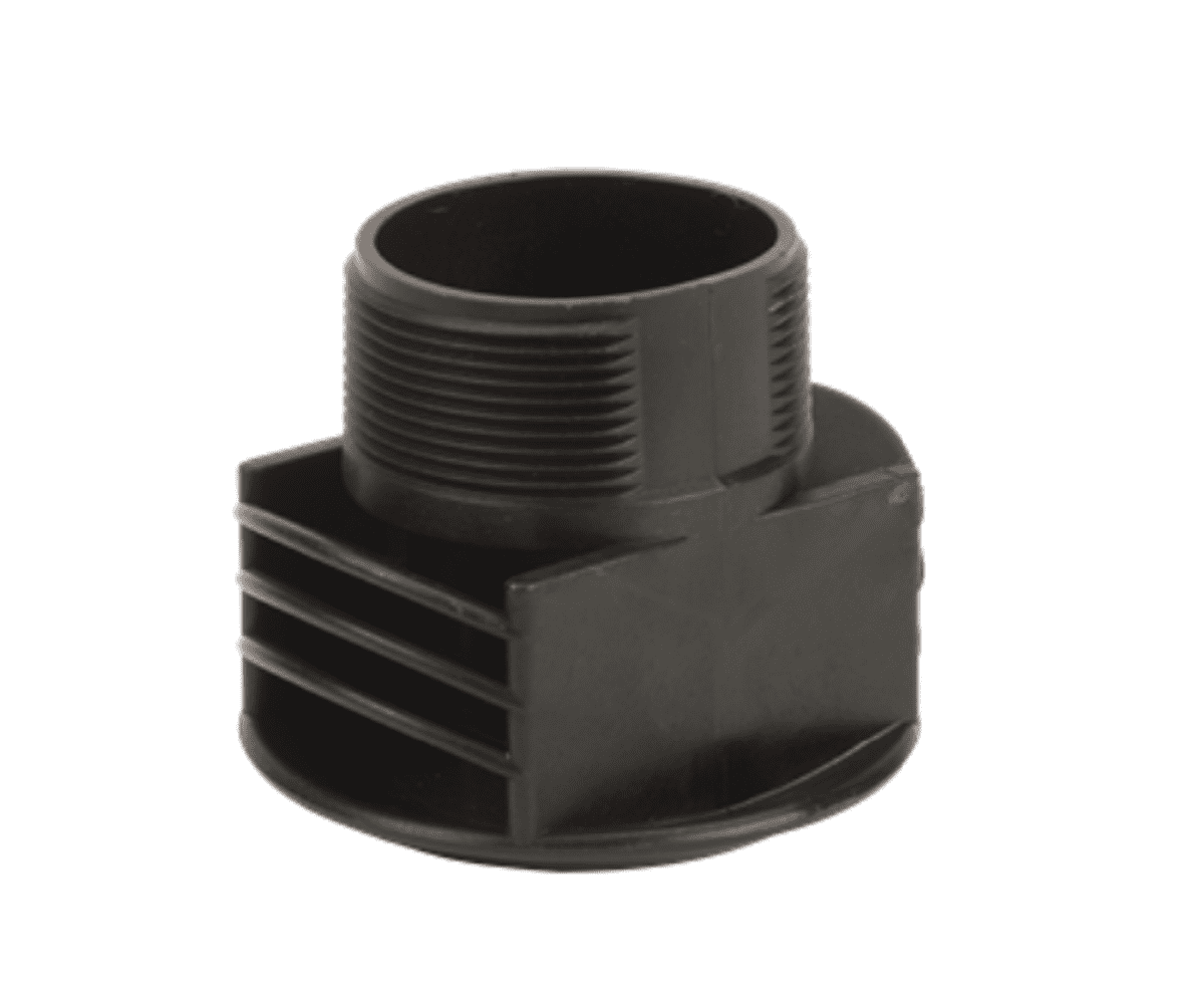 VC200 Banjo 2" Anti Vortex Vent Cap Without Screen, Polypropylene, MNPT ...