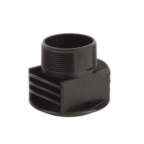 VC200 Banjo 2" Anti Vortex Vent Cap Without Screen, Polypropylene, MNPT ...