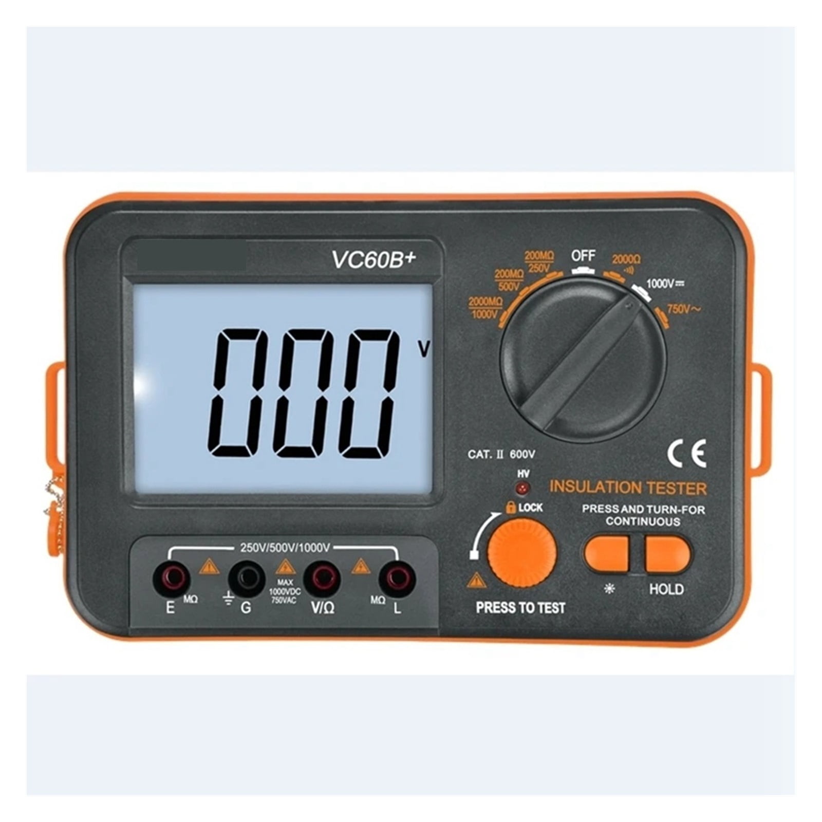 VC60B+ Digital Insulation Resistance Tester VICI MegOhm Meter Anti High ...