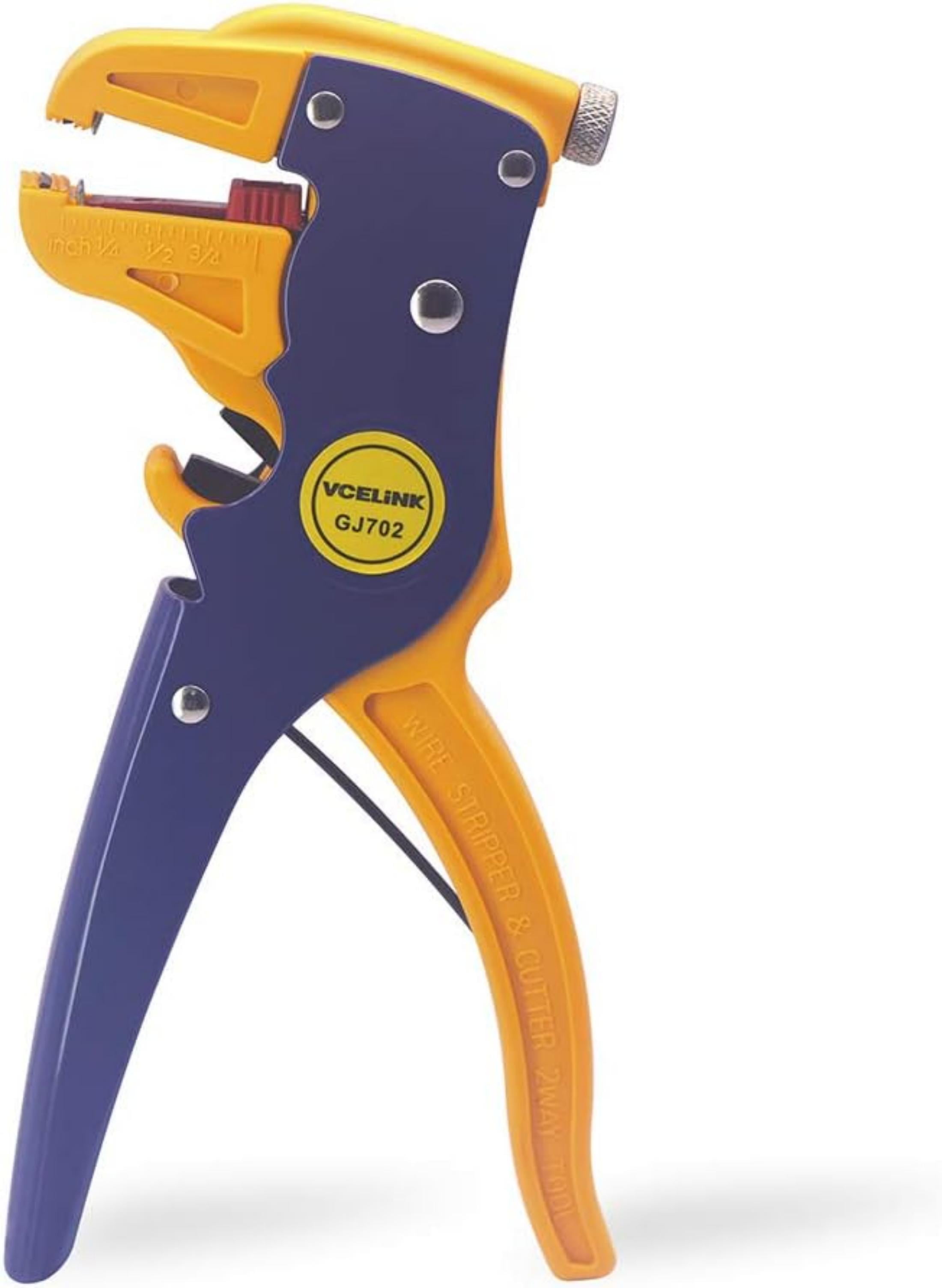VCELINK Automatic Wire Stripper Tool, 2-in-1 Design, 14 to 24 AWG ...