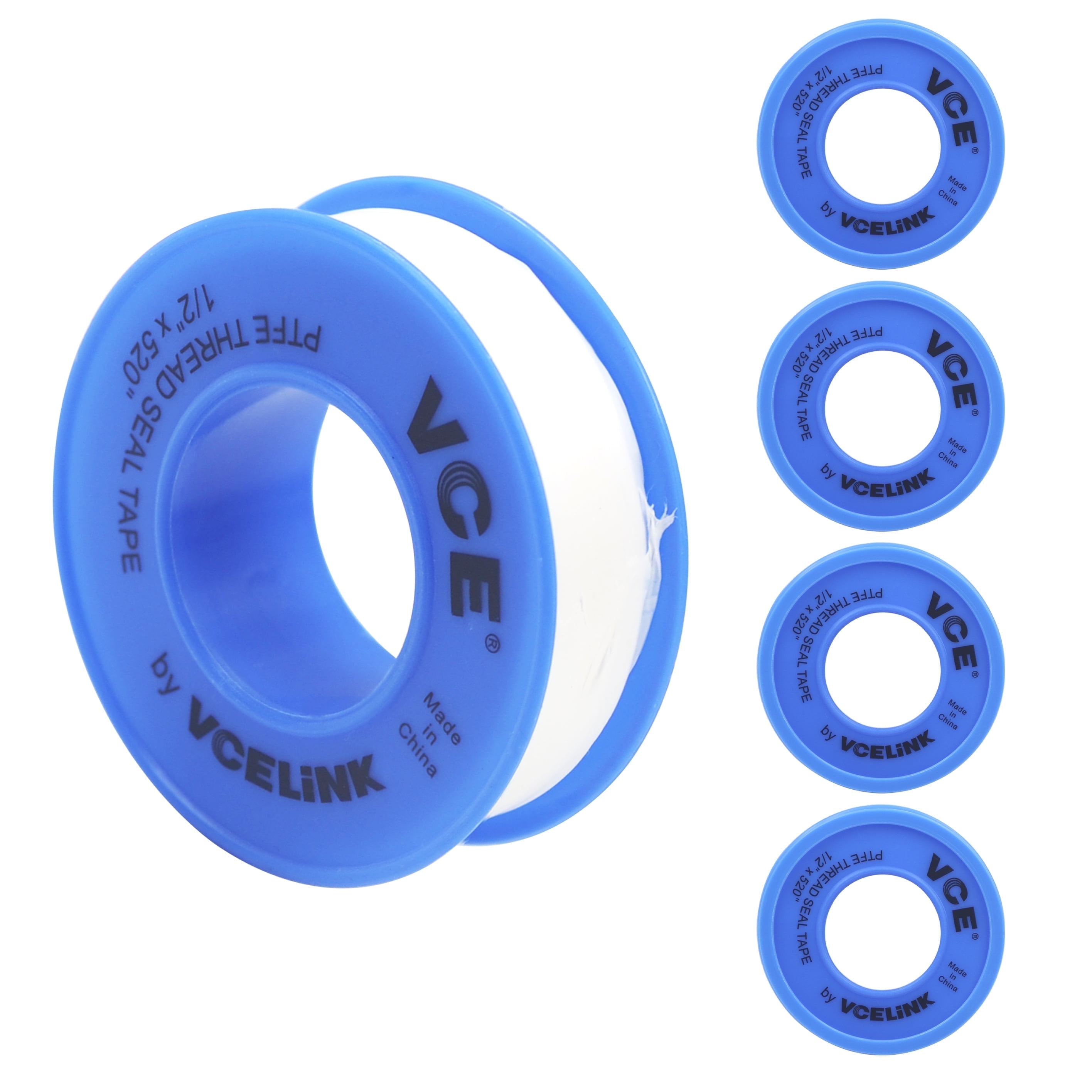 VCELINK PTFE Industrial-Grade Water Sealant Thread Tape, 520" Lenth and ...