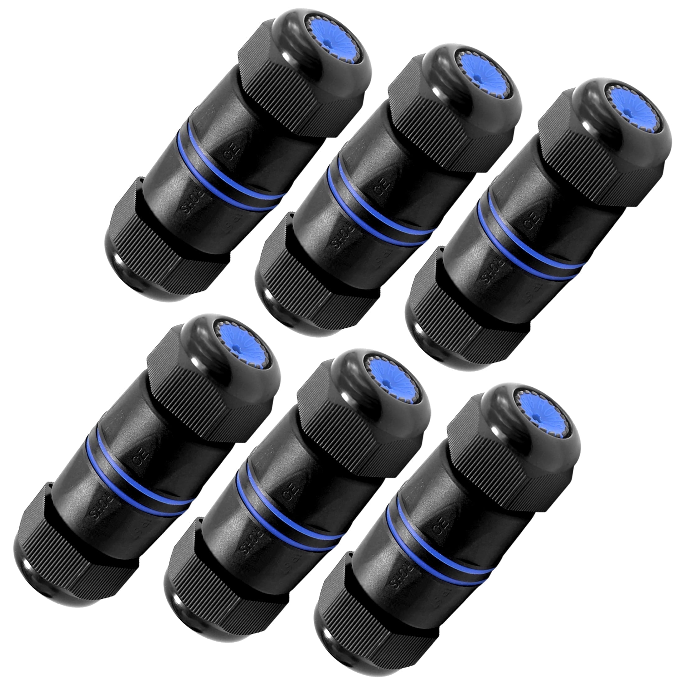 VCELINK Waterproof RJ45 Coupler, 6-Pack, IP67 Shielded, Cat6, Cat5e ...