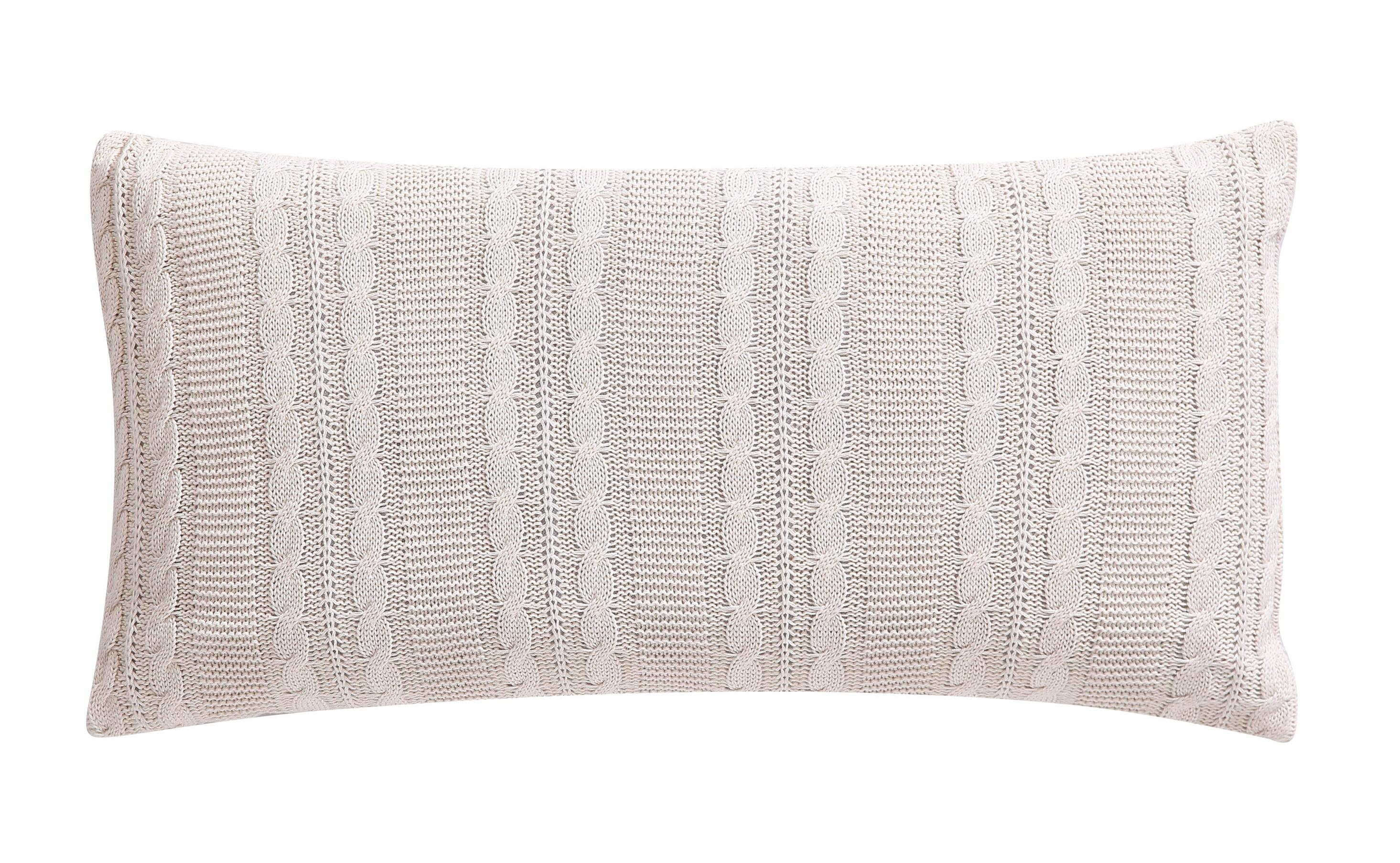VCNY Home Dublin Cable Knit Rectangular Decorative Pillow - Walmart.com