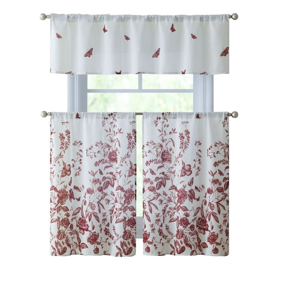 Floral Kitchen Curtains