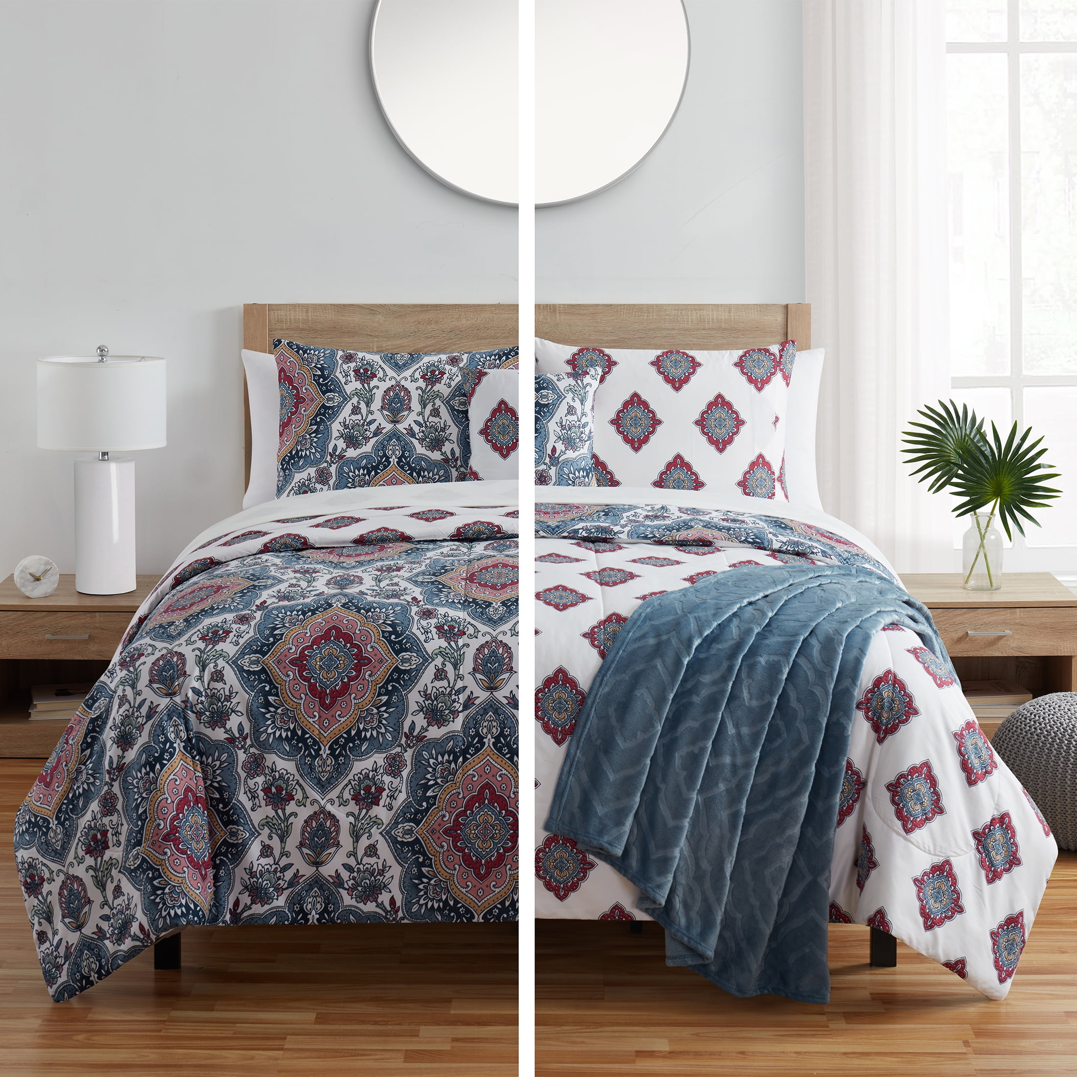 Free Shipping! VCNY Home Queen 9 Piece Medallion Bed in a Bag Set ...