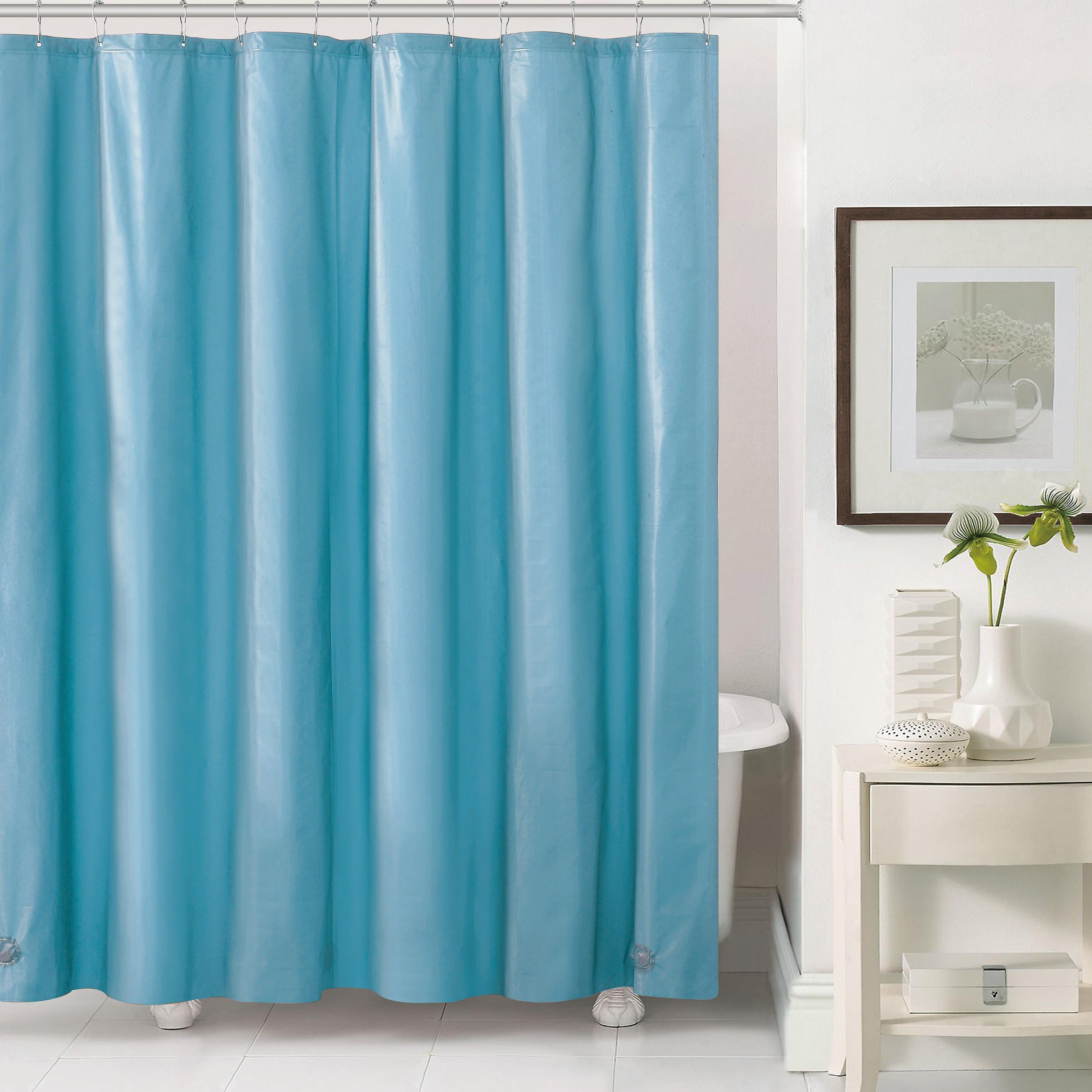 VCNY Home Heavyweight 6 Gauge Sea Foam Solid Color PEVA Shower Liner ...