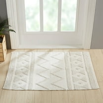 Beautiful Woven Boucle Scatter Rug by Drew Barrymore, 27" x 45", Ivory ...