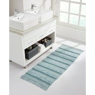 My Texas House Lancaster Fringe Cotton Bath Runner, Ivory, 24" x 60 ...