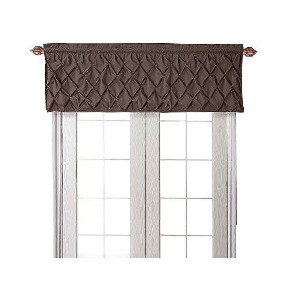 VCNY Home Tailored Valance Window Treatment Rod Pocket : Elegant ...