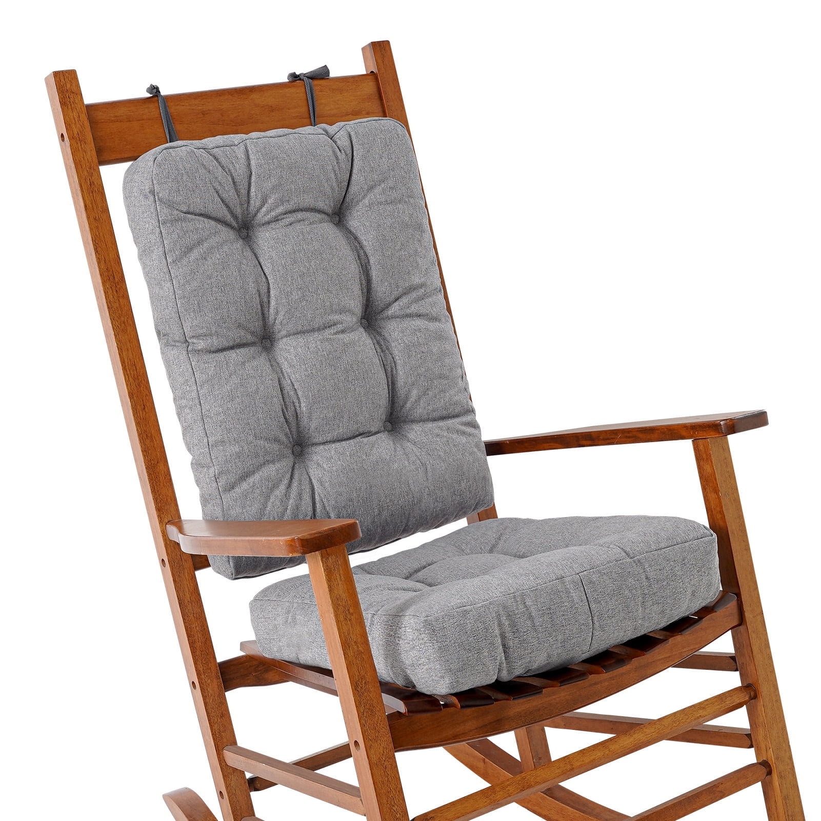 VCOMSOFT Indoor Rocking Chair Cushion Set, Non Slip, Upper & Lower Pads ...