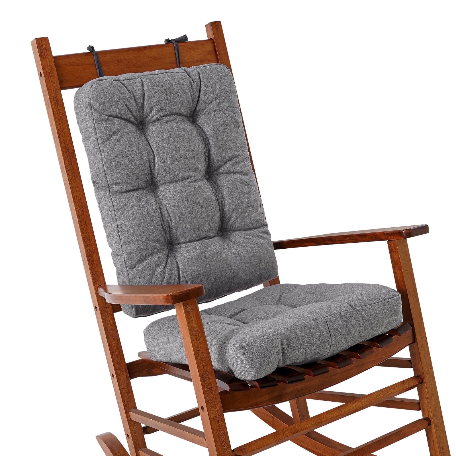 VCOMSOFT Indoor Rockers, Non-Slip Rocking Chair Cushion with Ties ...