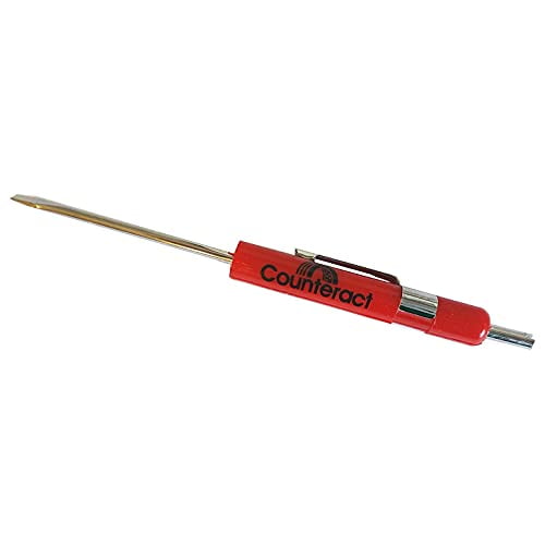 VCR 10 Pack - Tire/Wheel Valve Stem Core Remover Tool and Flat Head ...