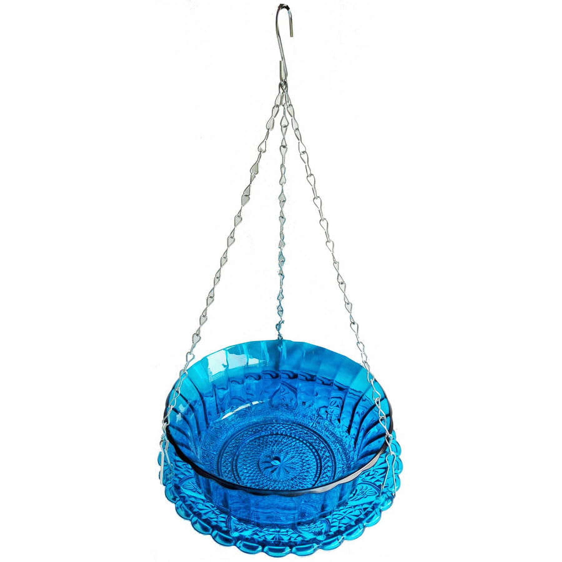 VCS Hanging Glass Planter Blue - Walmart.com