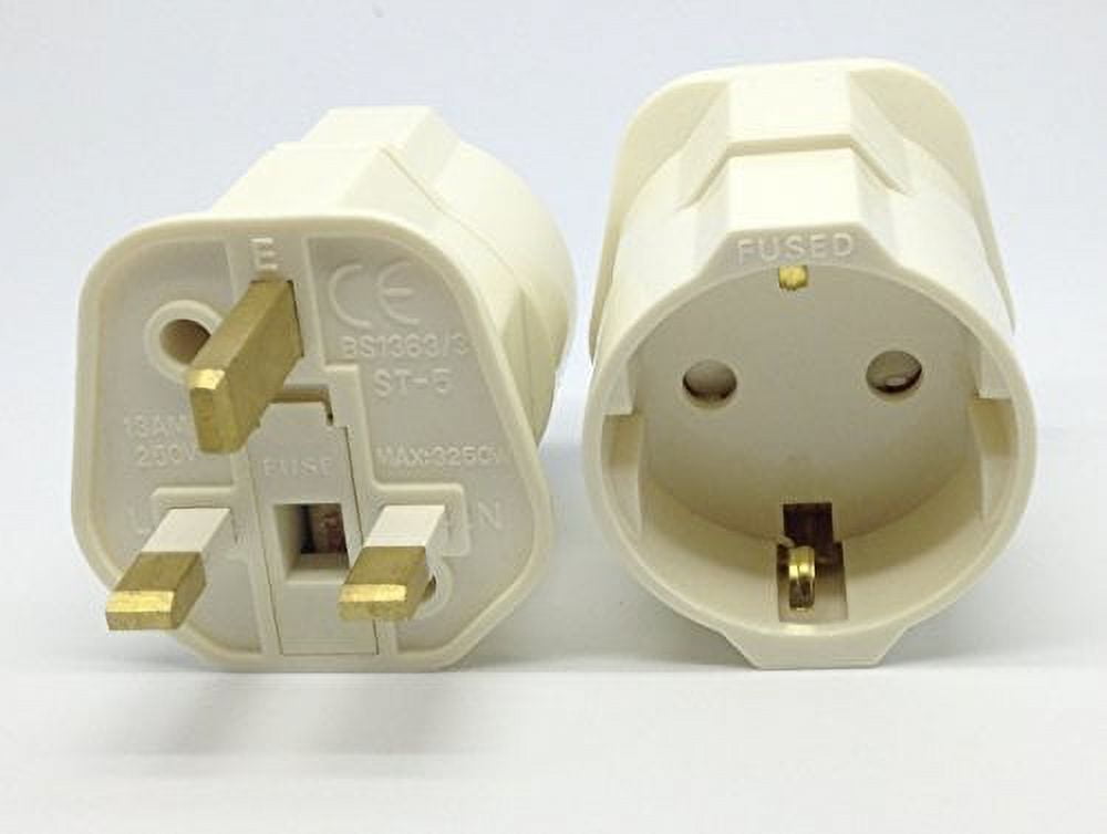 VCT VP-120 Europe German Shucko Plug to Grounded UK, Hong Kong ...