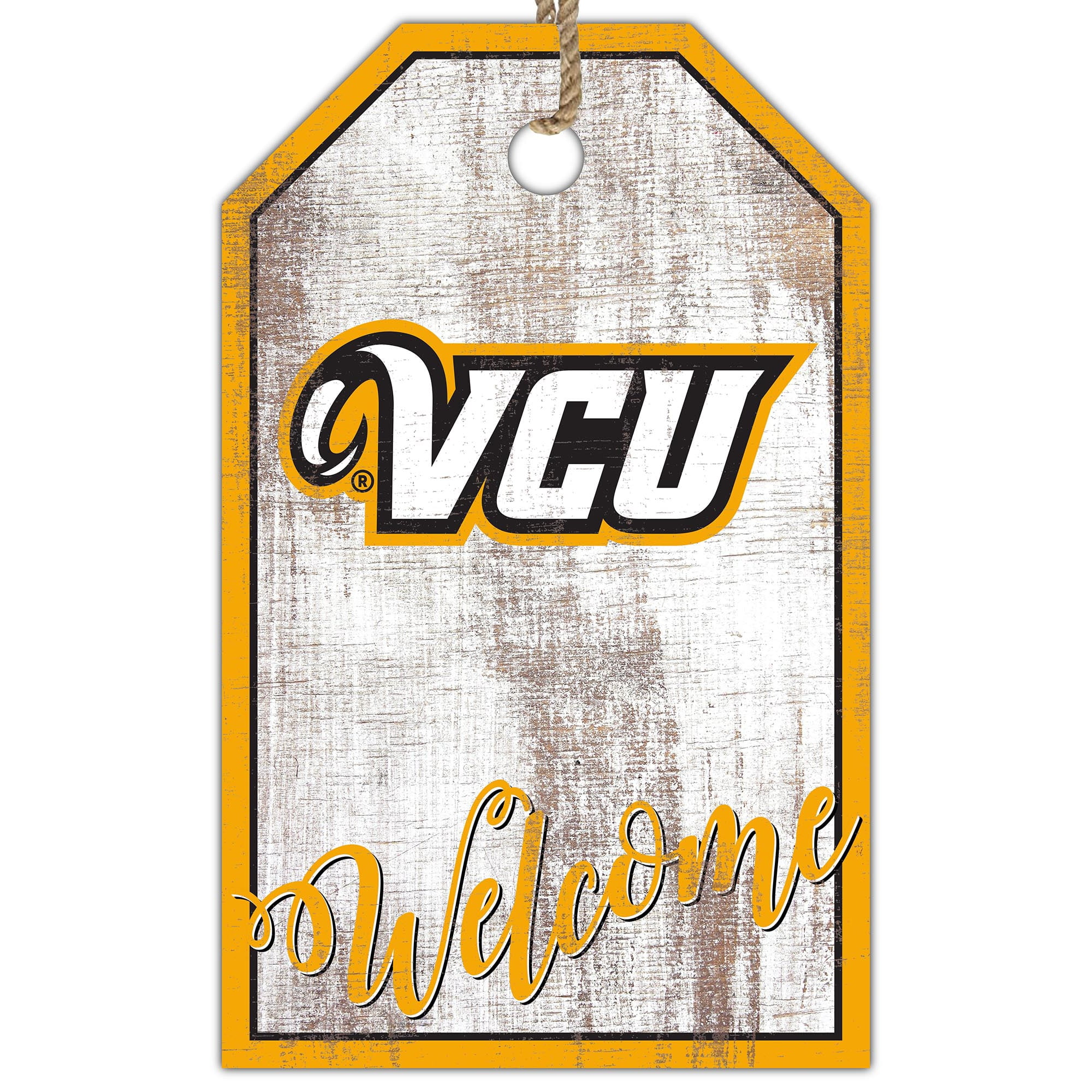 VCU Rams 11'' x 19'' Welcome Team Tag Sign - Walmart.com