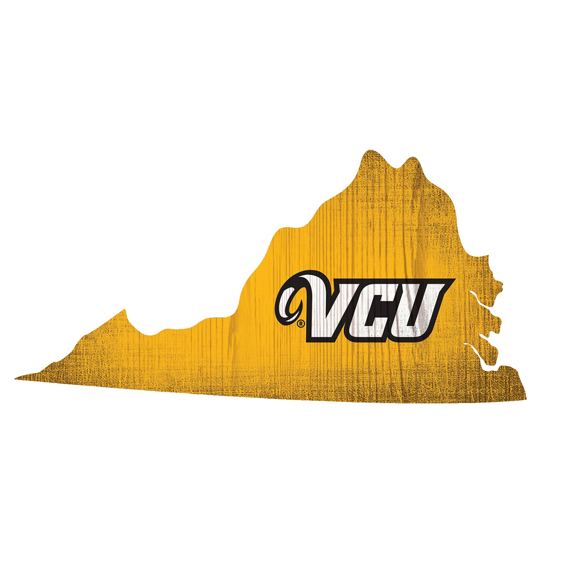 VCU Rams 12" Logo State Sign - Walmart.com