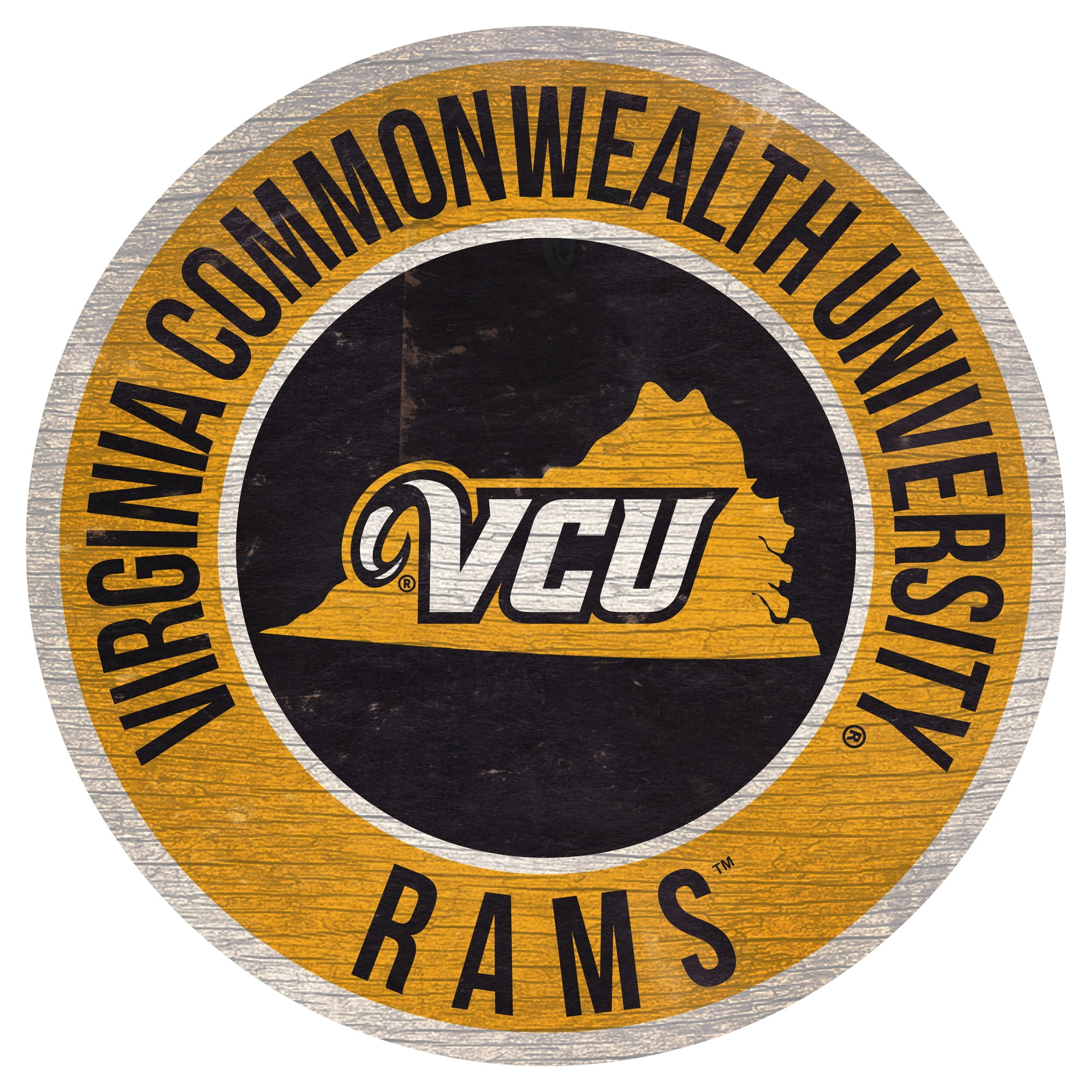 VCU Rams 12'' x 12'' State Circle Sign - Walmart.com