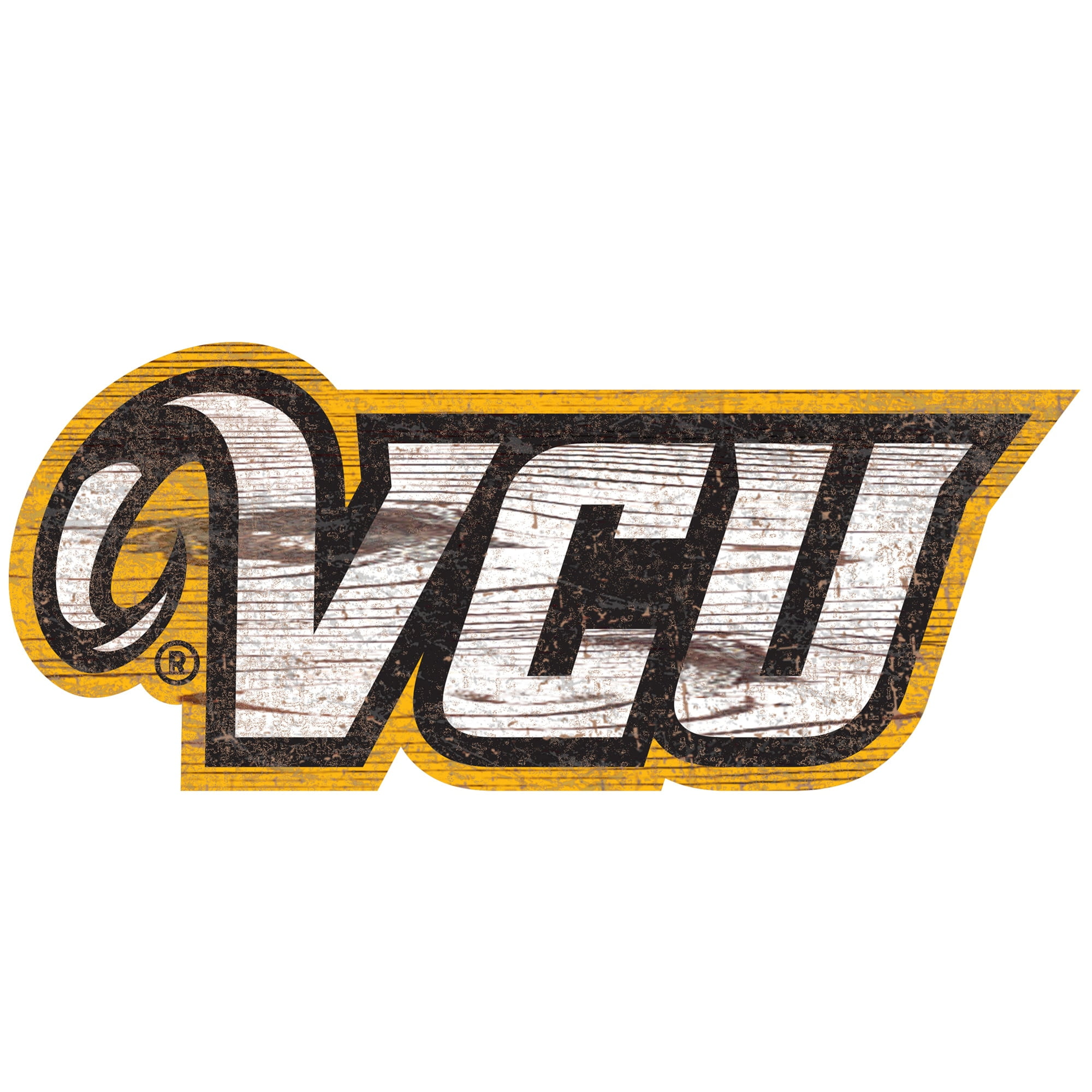 VCU Rams Distressed Logo Cutout Sign - Walmart.com