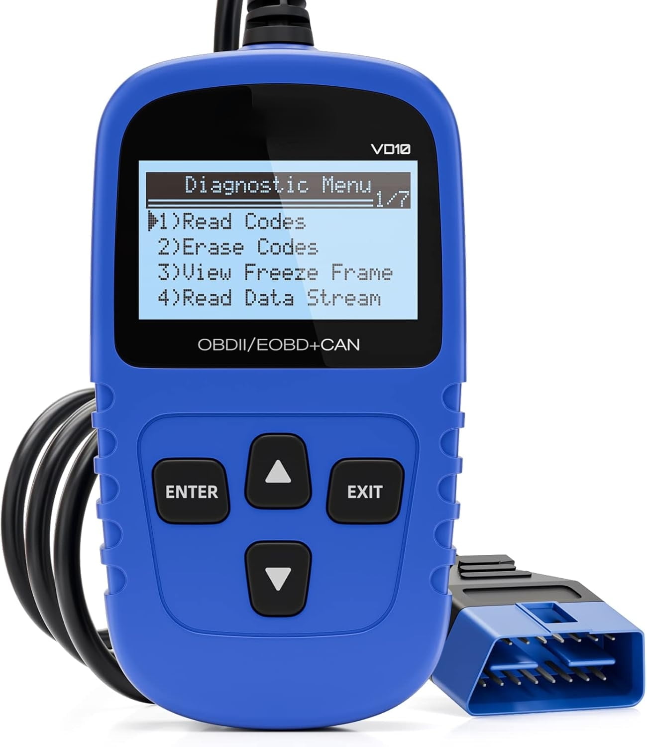 VD10 OBD2 Scanner Code Reader Car Diagnostic Tool Engine Fault Code ...