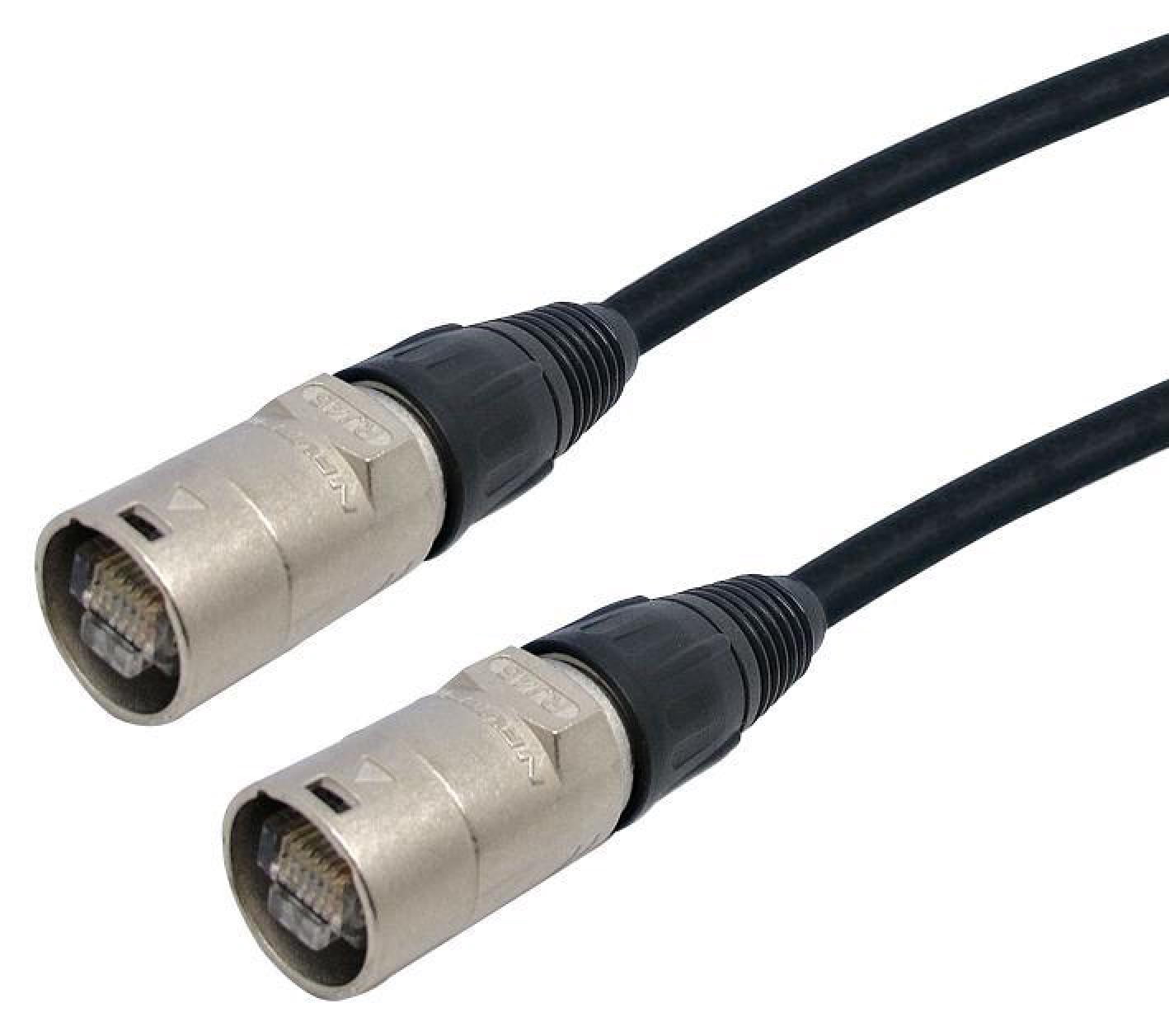 VDC - Cat5e Neutrik Ethercon to Ethercon RJ45 Lead, 10m Black - Walmart.com