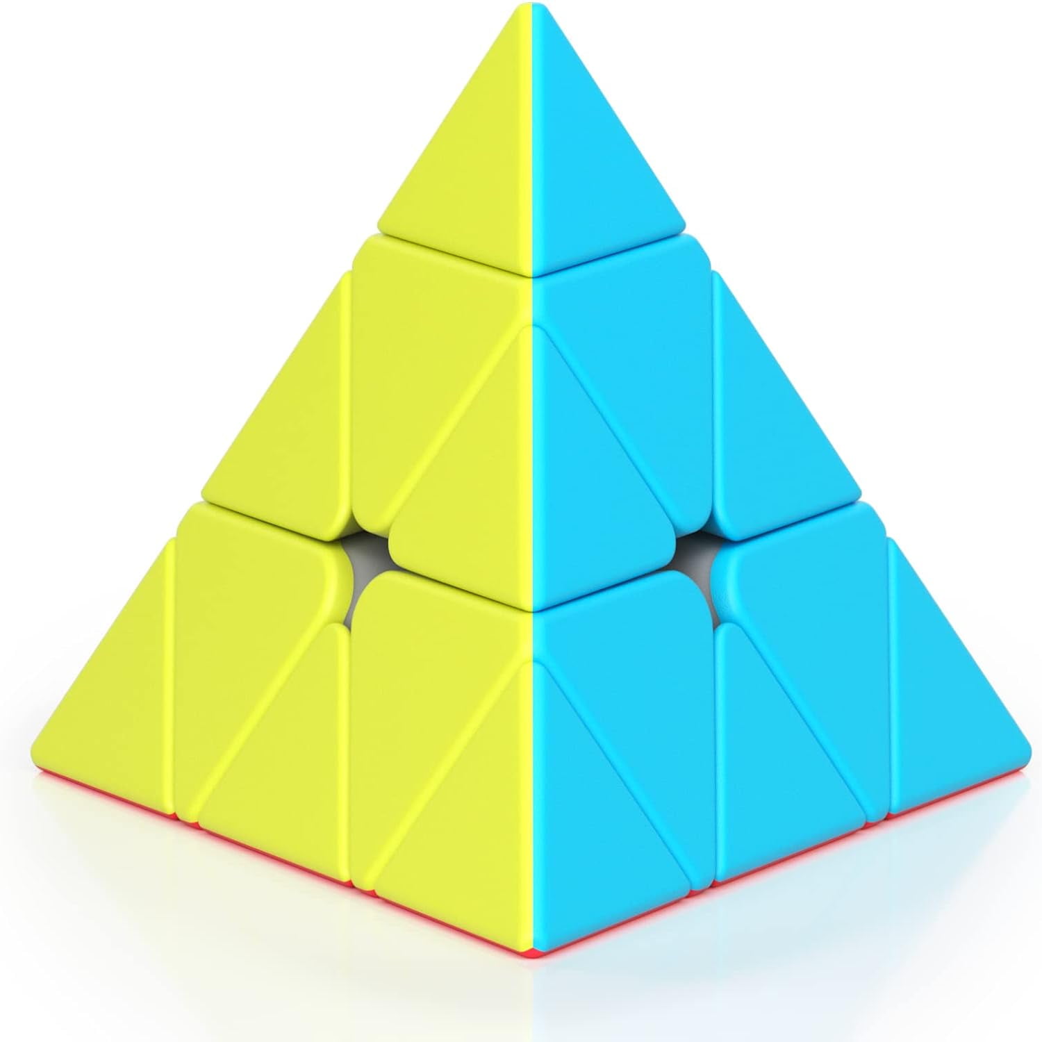 VDEALEN Pyramid Speed Cube Original Triangle Pyraminx Puzzle Cube ...