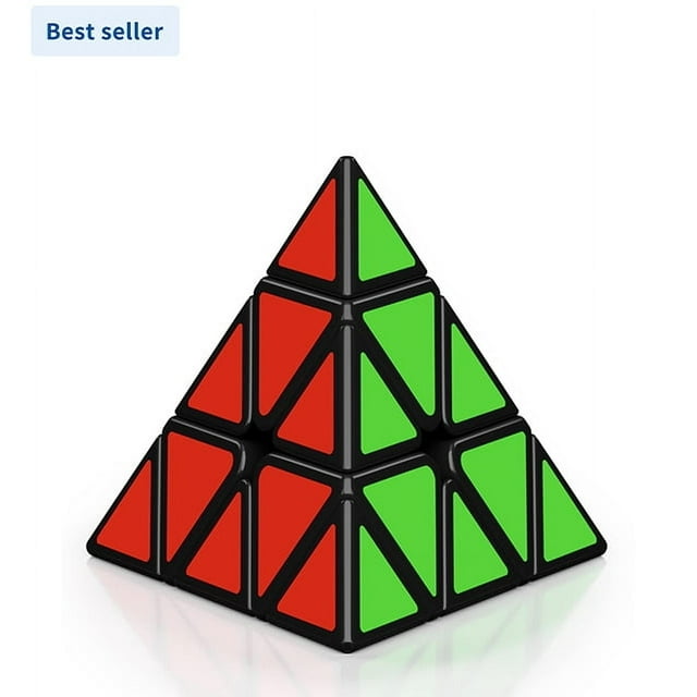 VDEALEN Pyramid Speed Cube Original Triangle Pyraminx Puzzle Cube ...