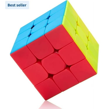 Speed Cube 3x3 Smooth Turning Magic Cube 3x3x3 Brain Teaser Puzzle Cube ...