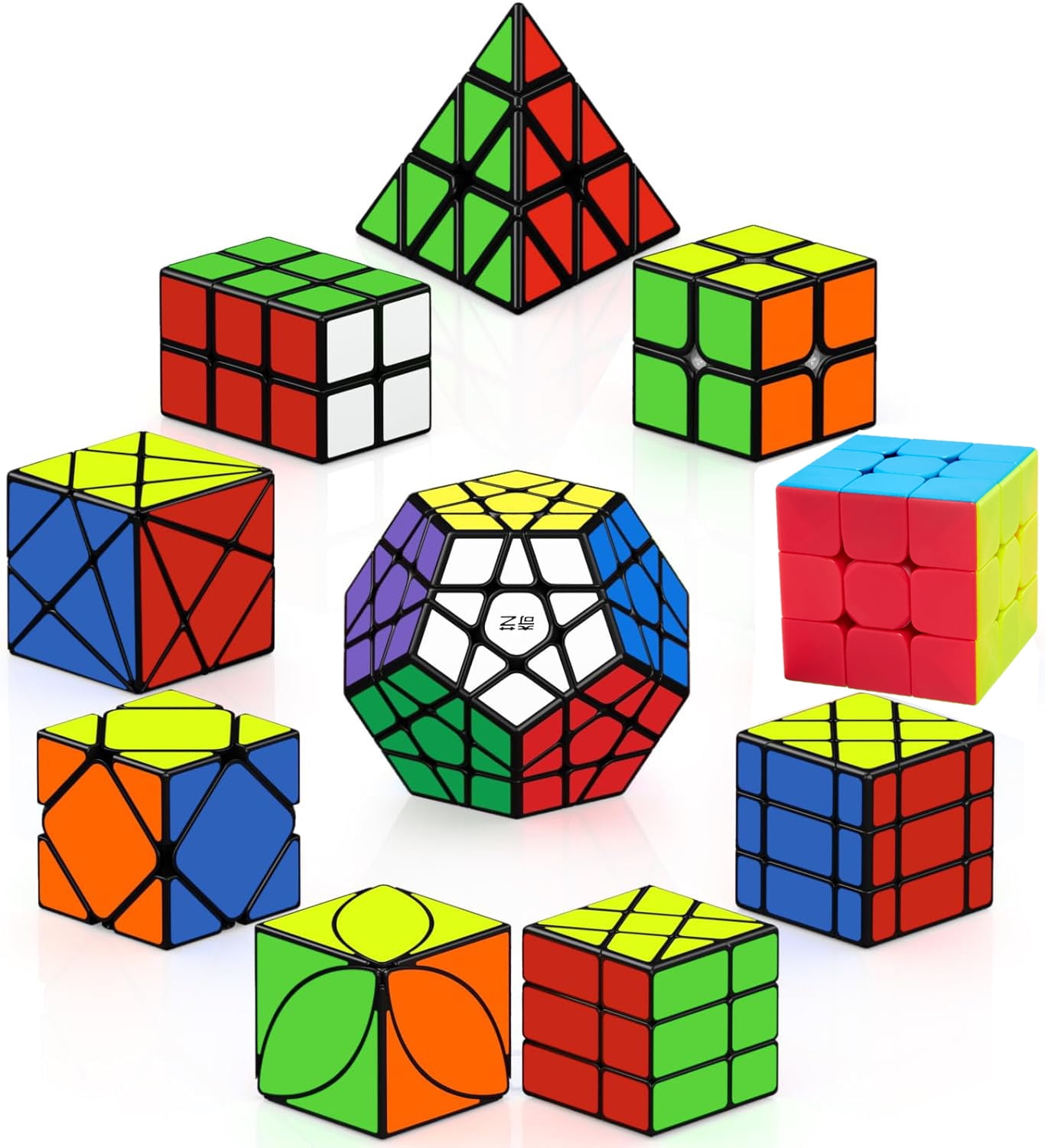 VDEALEN Speed Cube Set, 2X2 3X3 2X3 Skewb Axis Windmill Fisher ...