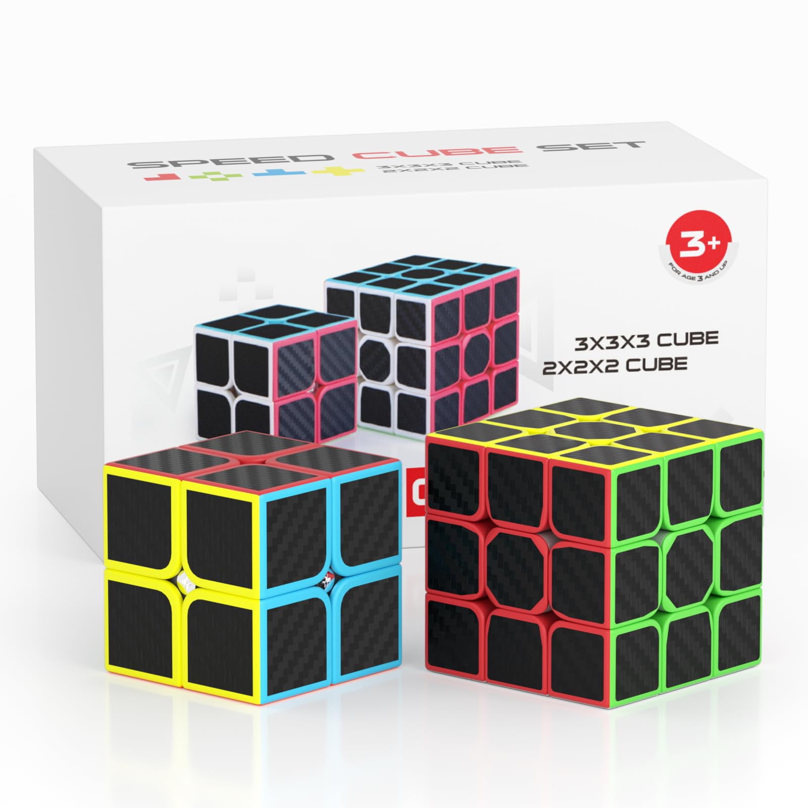 VDEALEN Speed Cube Set, 2X2 3X3 Speed Cube Original Fast Cube with ...