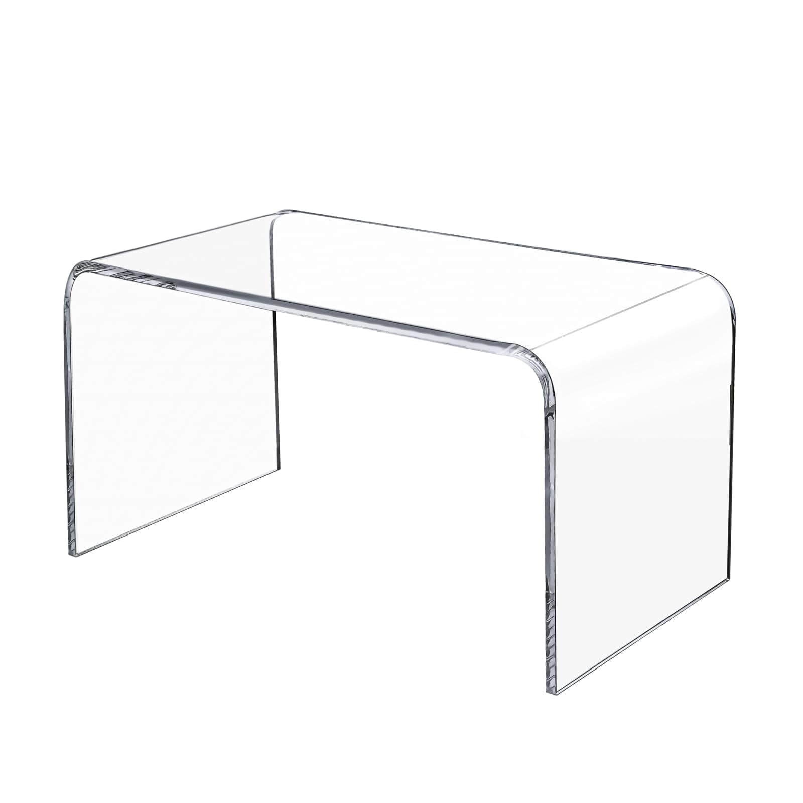 VDGPWA, Coffee Table, 32" Rectangle Waterfall, All Acrylic, Clear ...